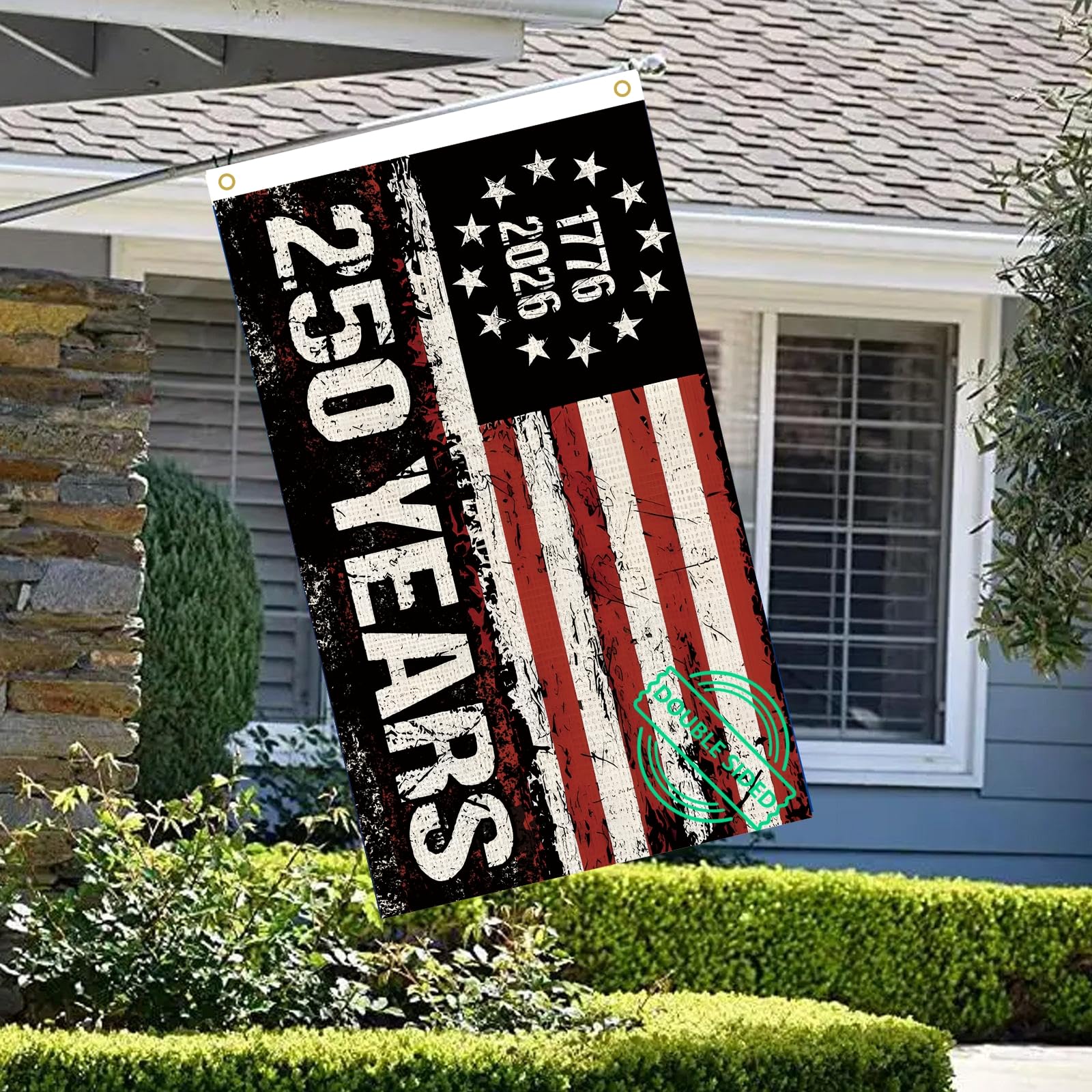 Snapklik.com : WENWELL 250 Years American Flag, 3x5 Ft Double Sided ...
