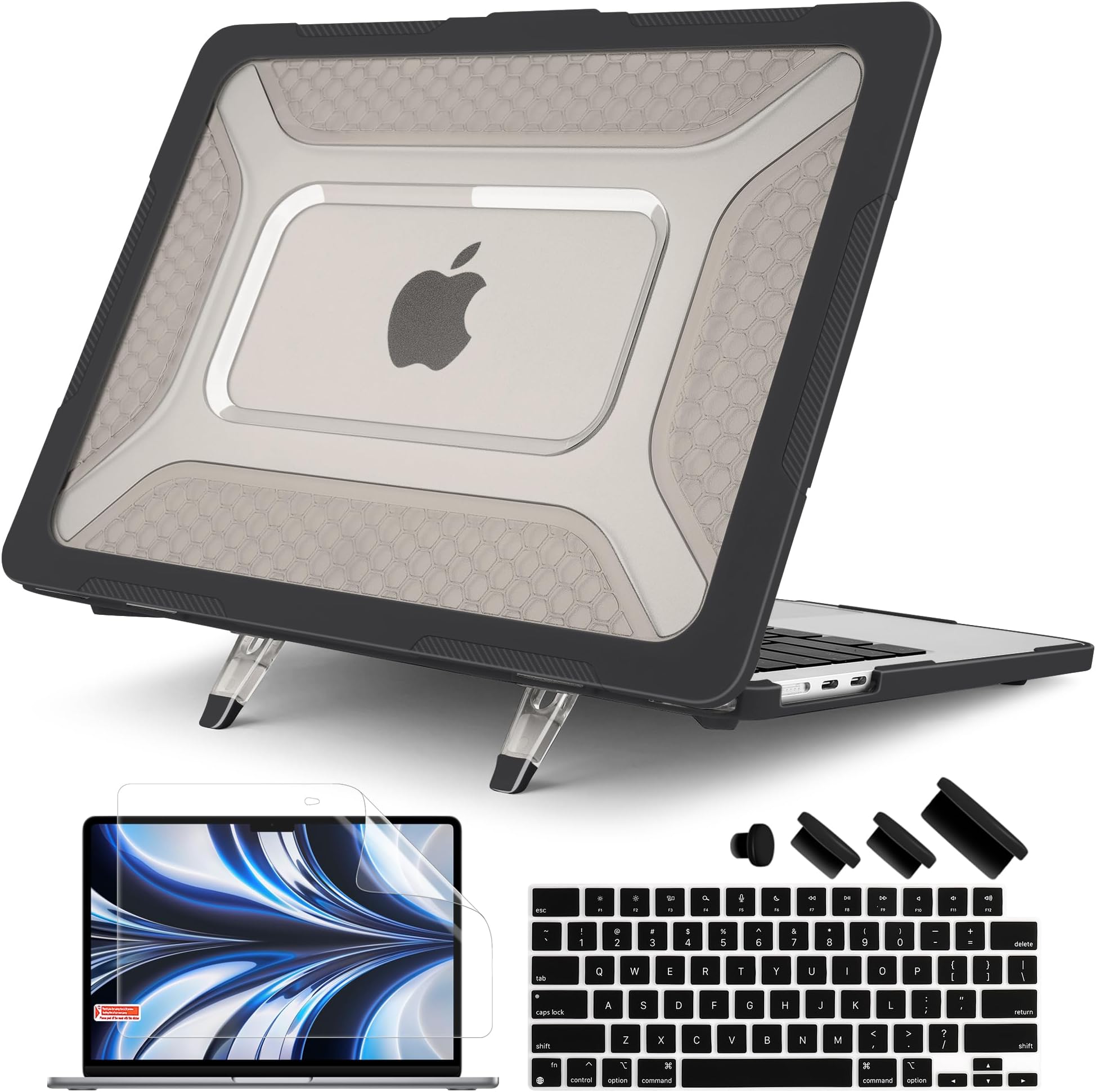 Amazon.com: Fintie Case for MacBook Air 15 Inch A3241 A3114 A2941 (2023 ...