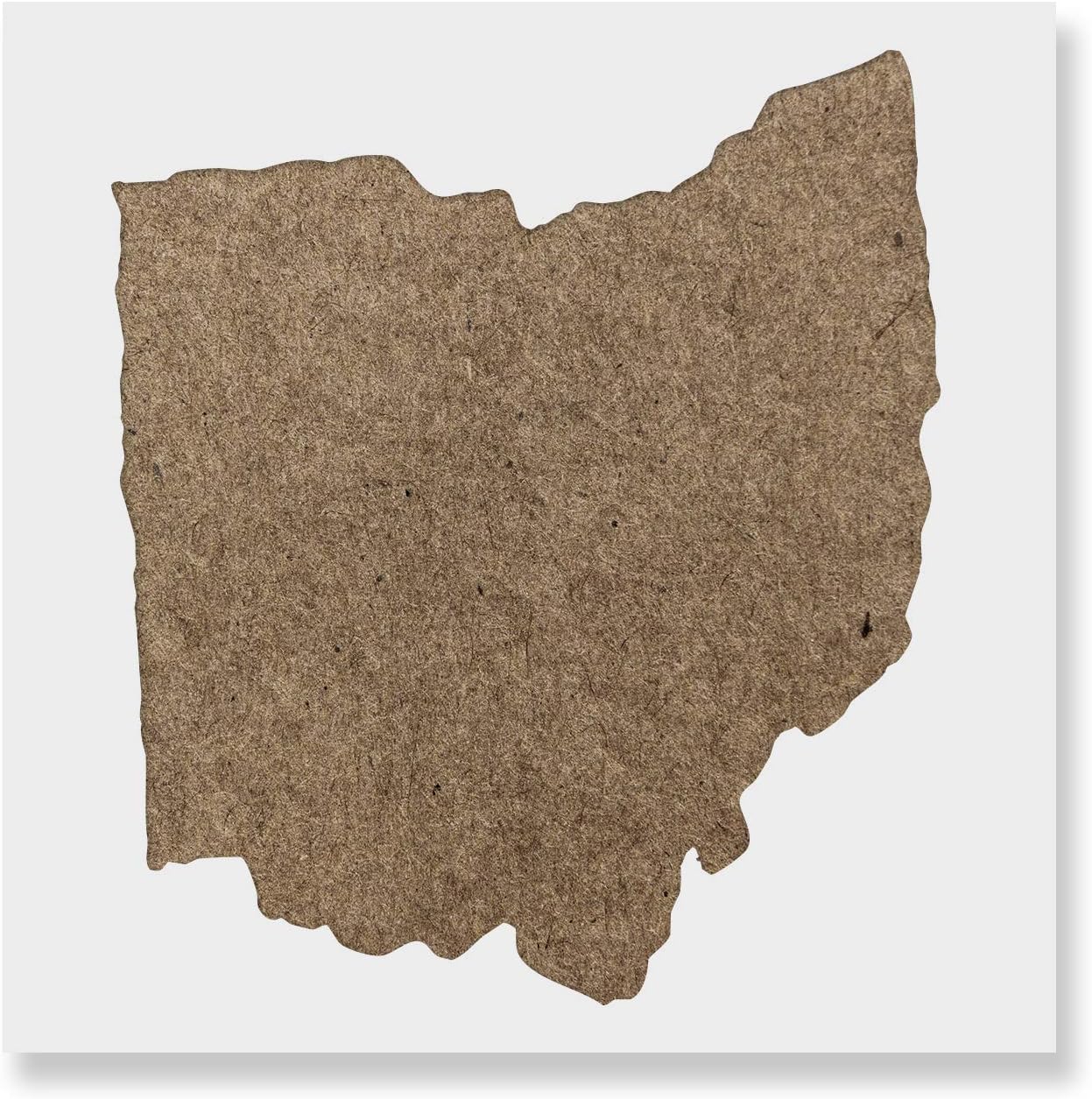 Amazon.com : Ohio State Stencil - Plastic, Ohio State Outline, Ohio ...