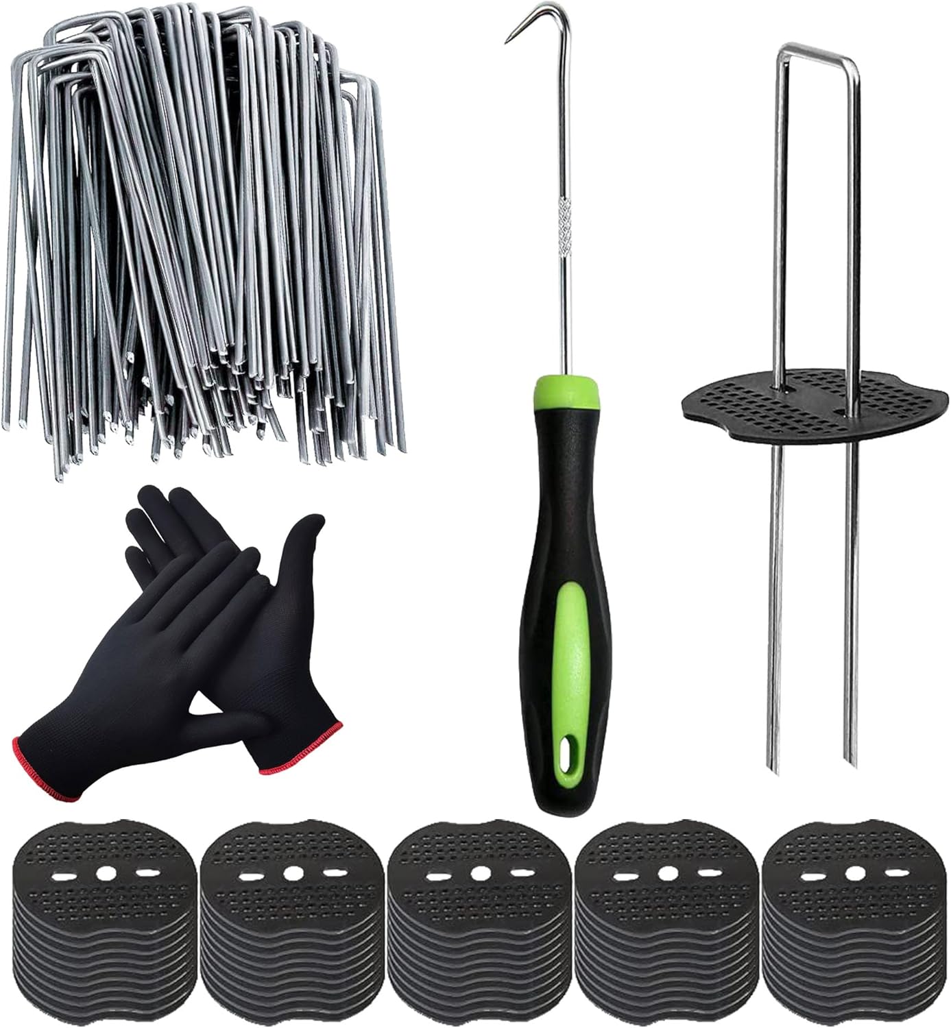 Yeliuxi Erdanker für Unkrautvlies,Unkrautvlies Erdanke,Garten ...