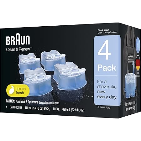 Braun Clean & Renew Refill Cartridges, 6 Count, Pack of 1