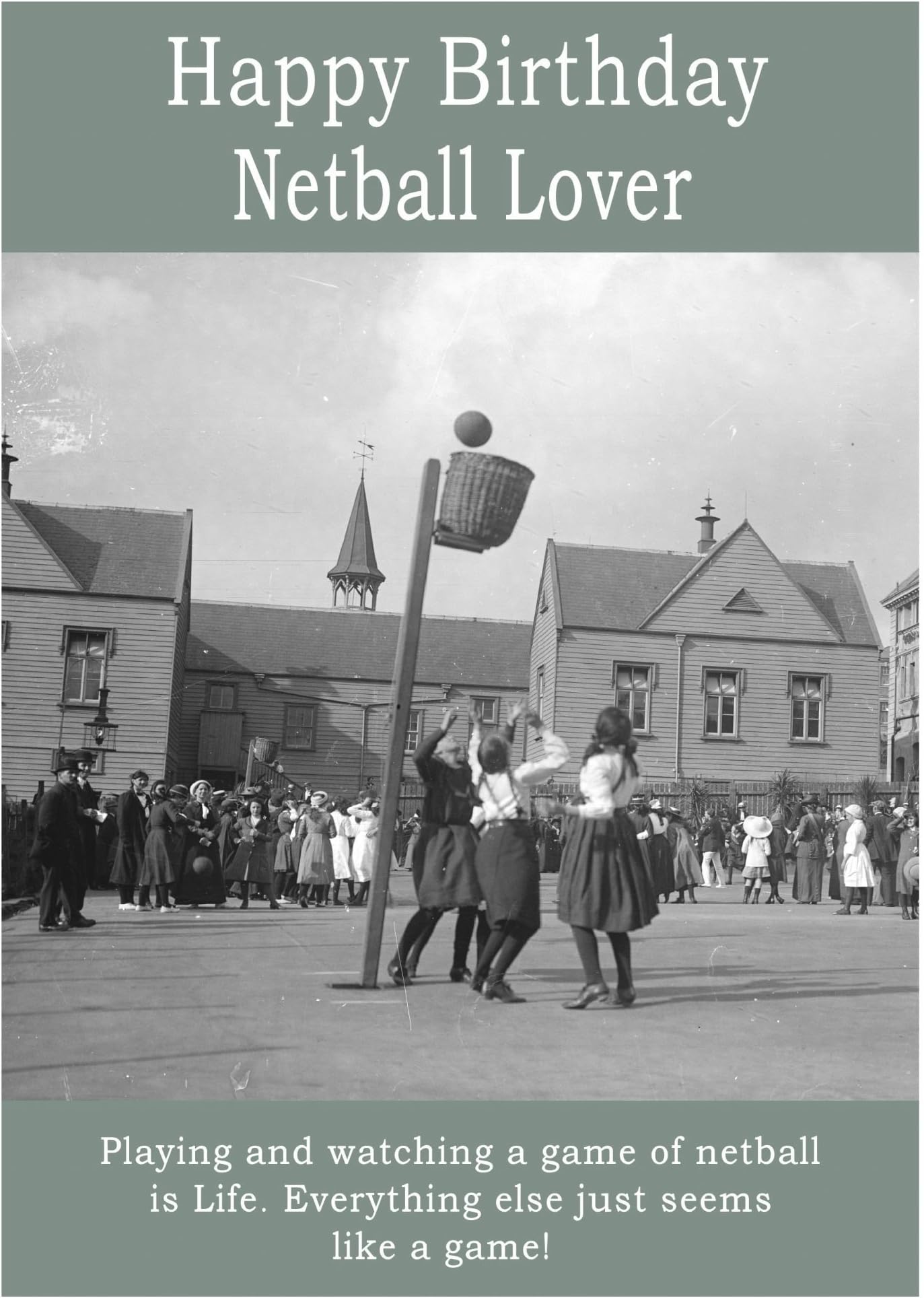 Twizler Happy Birthday Card with Netball - Girls Birthday Card - Happy ...