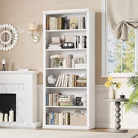 Amazon.com: Rresyet Bookcase and Bookshelves, 28" W Tall Bookshelf with ...