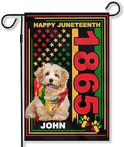 Amazon.com : PREZZY Happy Juneteenth 1865 Custom Garden Flag Havanese ...