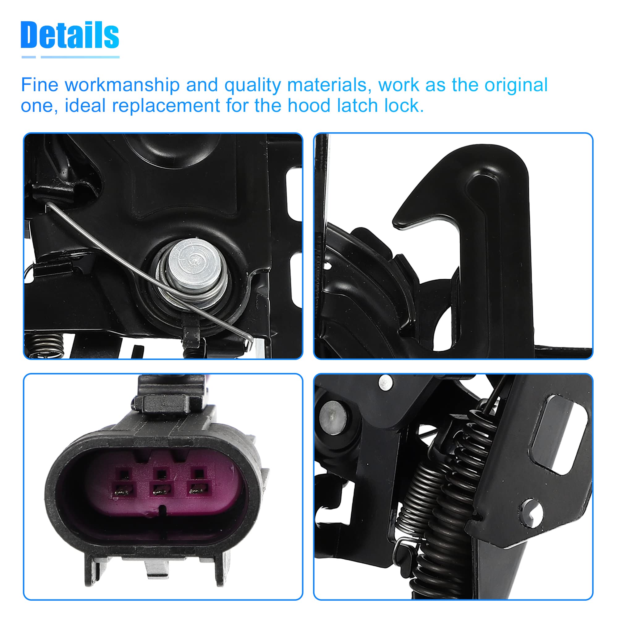 X AUTOHAUX 15139168 Car Engine Hood Latch Lock for Cadillac Escalade ...