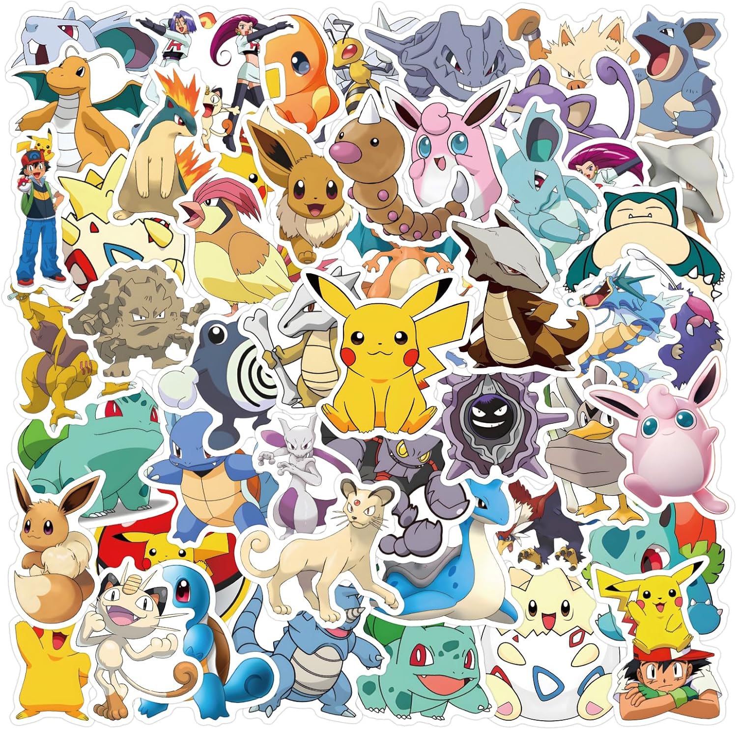 Amazon.com: 50pcs Cute Anime Cartoon Stickers for Teen Laptop, Cool ...