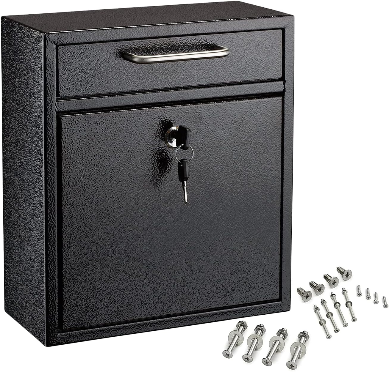 Amazon.com : SereneLife Wall Mount Lockable Mailbox - Modern Outdoor ...