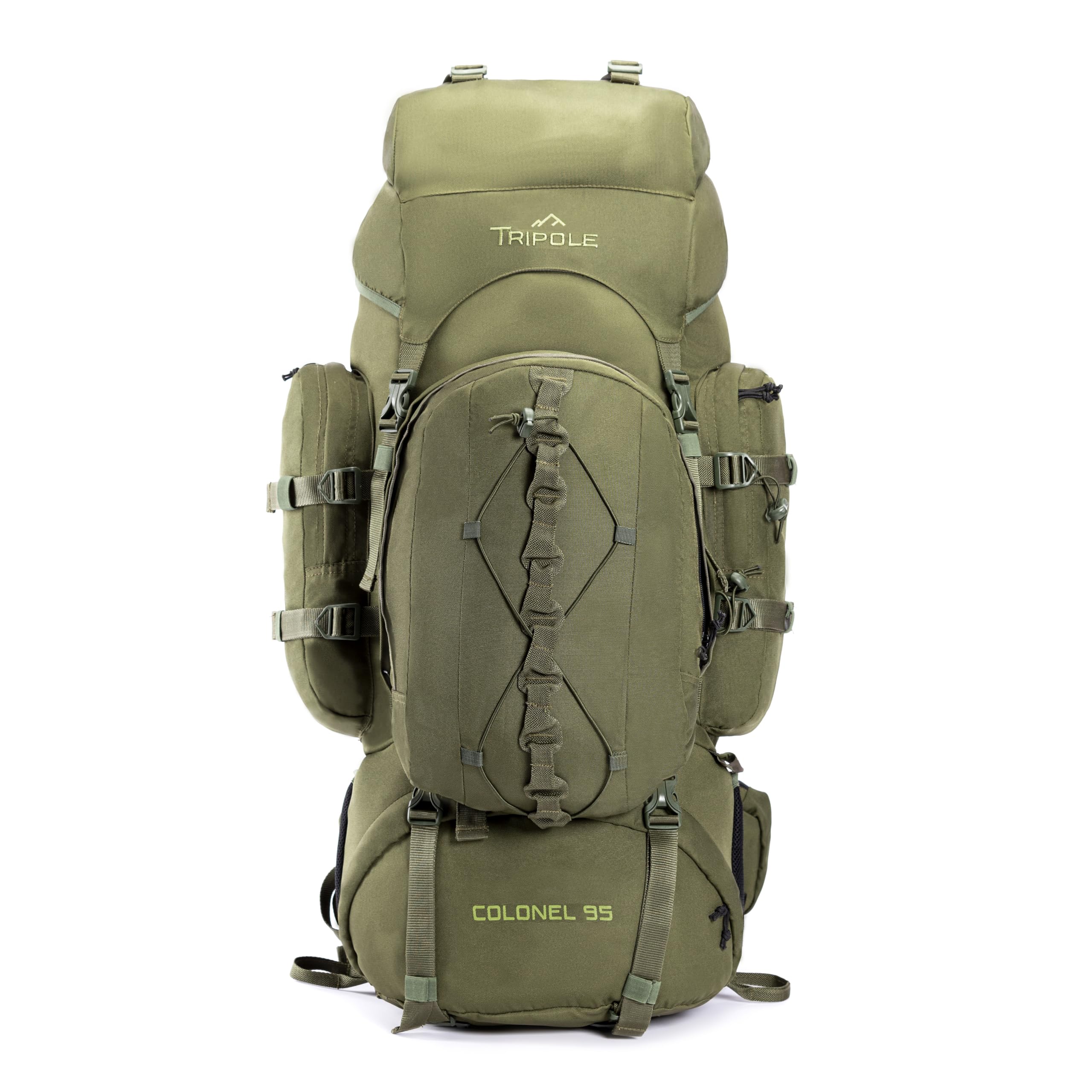 Snapklik.com : Tripole Colonel 95 Litres Rucksack + Detachable Day Pack