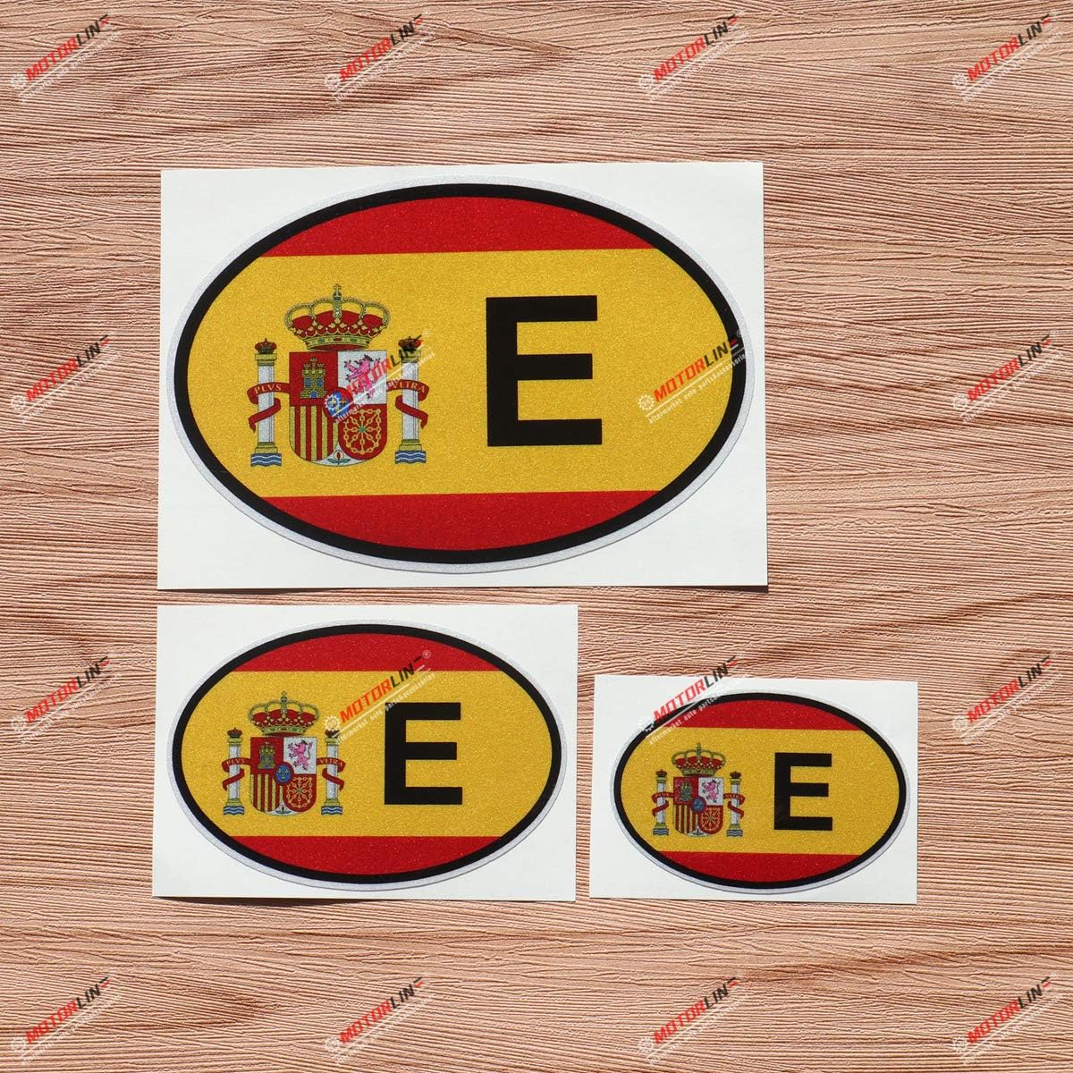 Amazon.com: JMM Industries Spain Flag Vinyl Decal Sticker Reino de ...