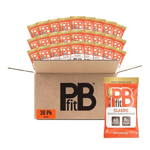 Amazon.com : PBfit Classic Peanut Butter Powder Packets, Powdered ...