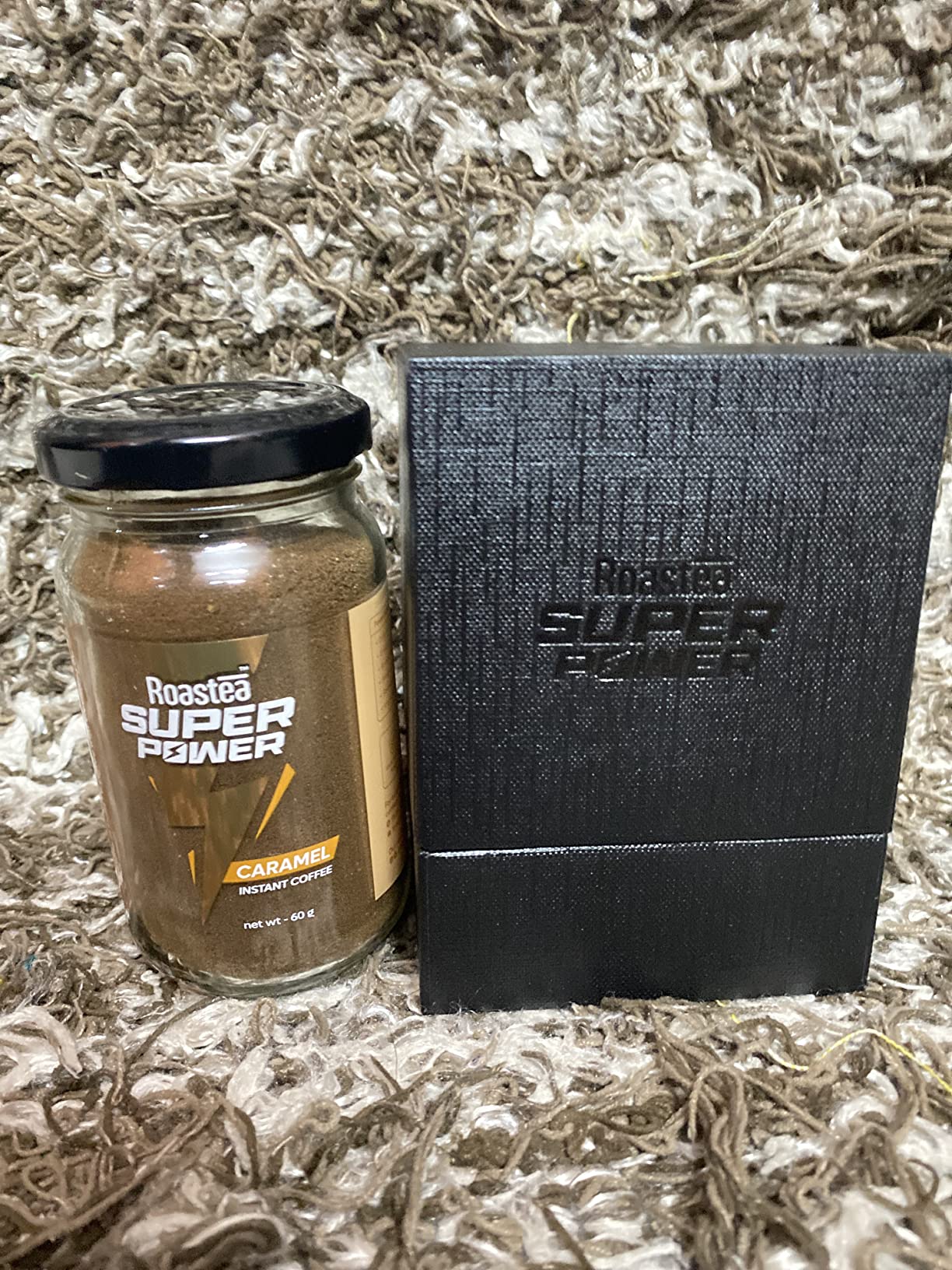 Roastea Super Power Instant Coffee Caramel (60 gms) : Amazon.in ...