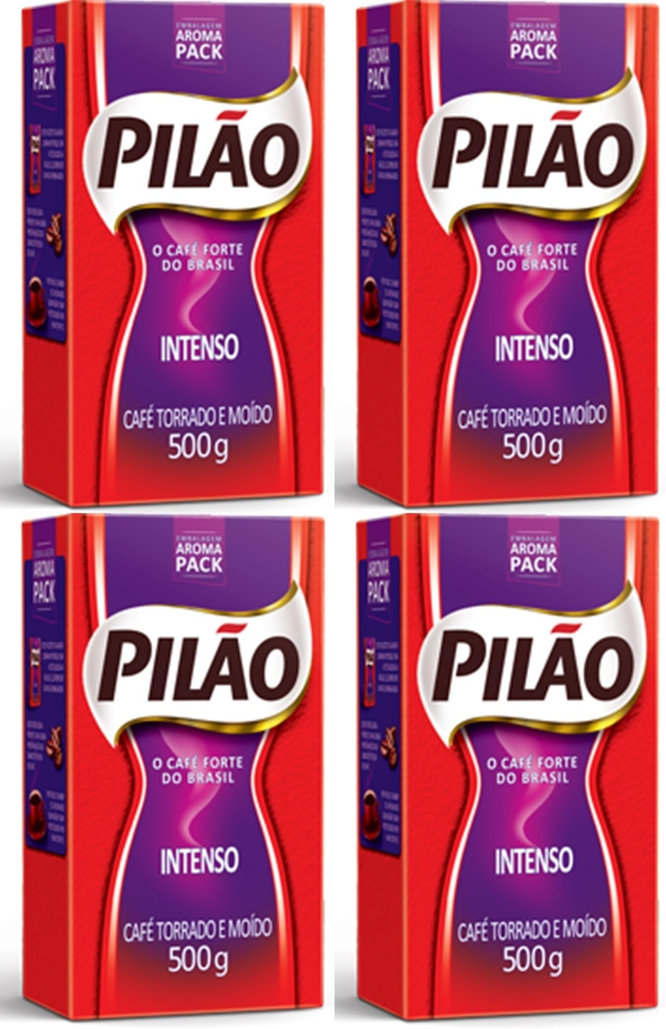 Amazon.com : Cafe Pilao Brazilian Coffee | Cafe Pilão Tradicional 250g ...