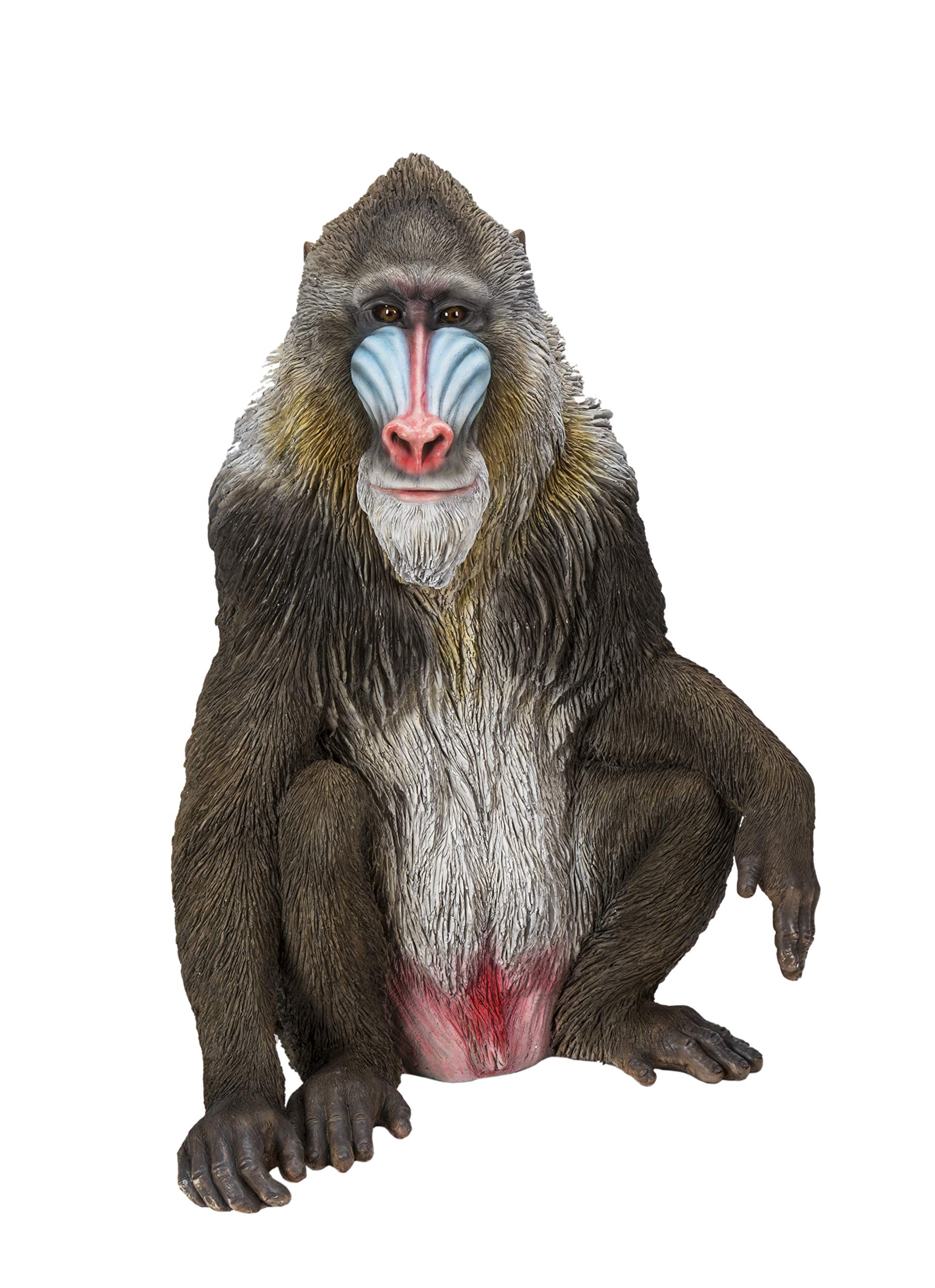 Amazon.com: Hi-Line Gift Ltd. Large Sitting Mandrill, Brown : Home ...