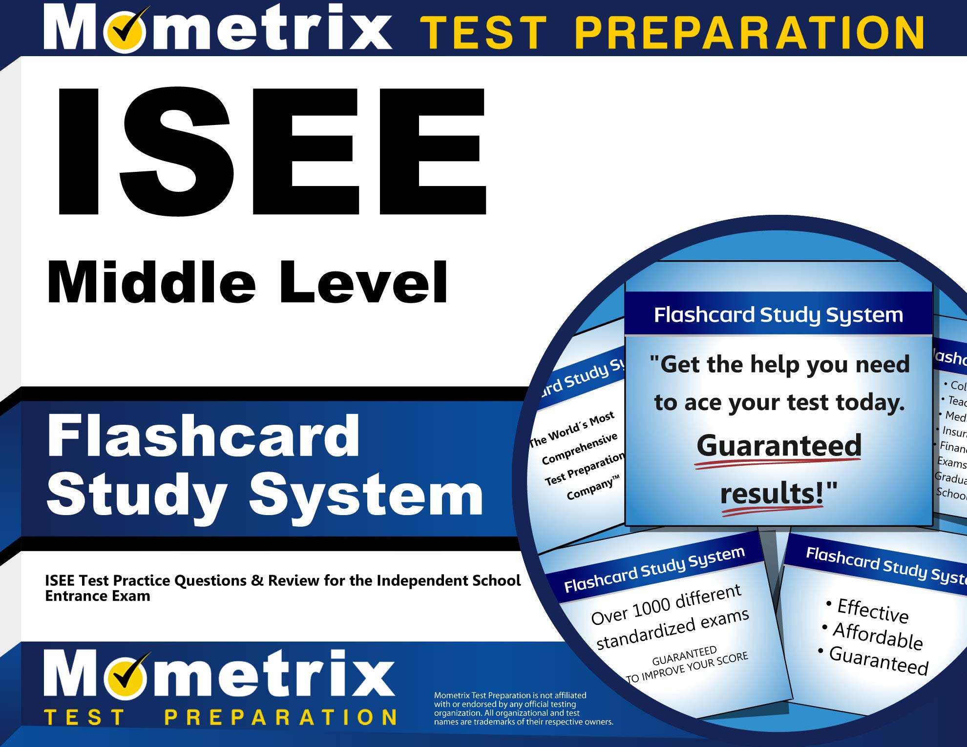 ISEE Middle Level Flashcard Study System: ISEE Test Practice Questions ...