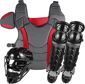 Amazon.com : Baseball Catcher’s Gear Kit | Includes Chest Protector ...