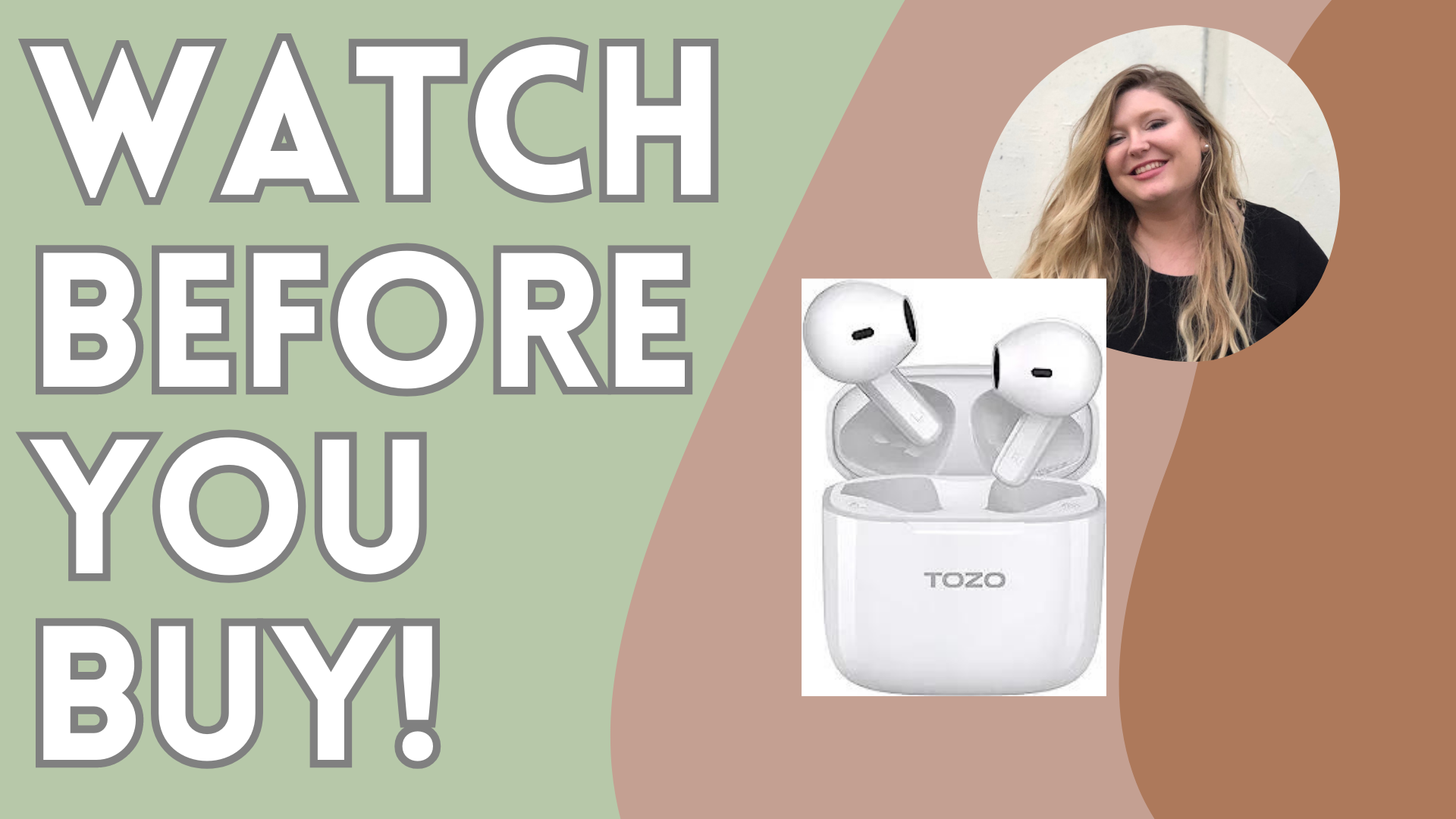 Watch Honest review of TOZO A3 Wireless Earbuds Bluetooth on Amazon Live