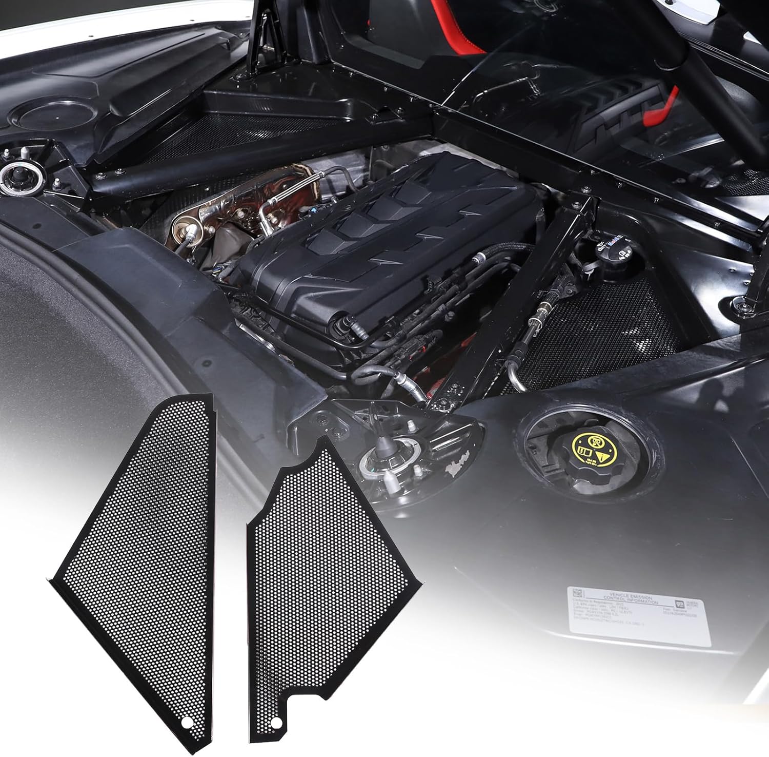 Amazon.com: Suetlcoity Engine Compartment Cover Trim Compatible with ...