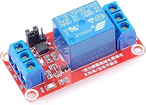 Amazon.com: KNACRO DC 5V 1-Channel Relay Module with Optocoupler Relay ...