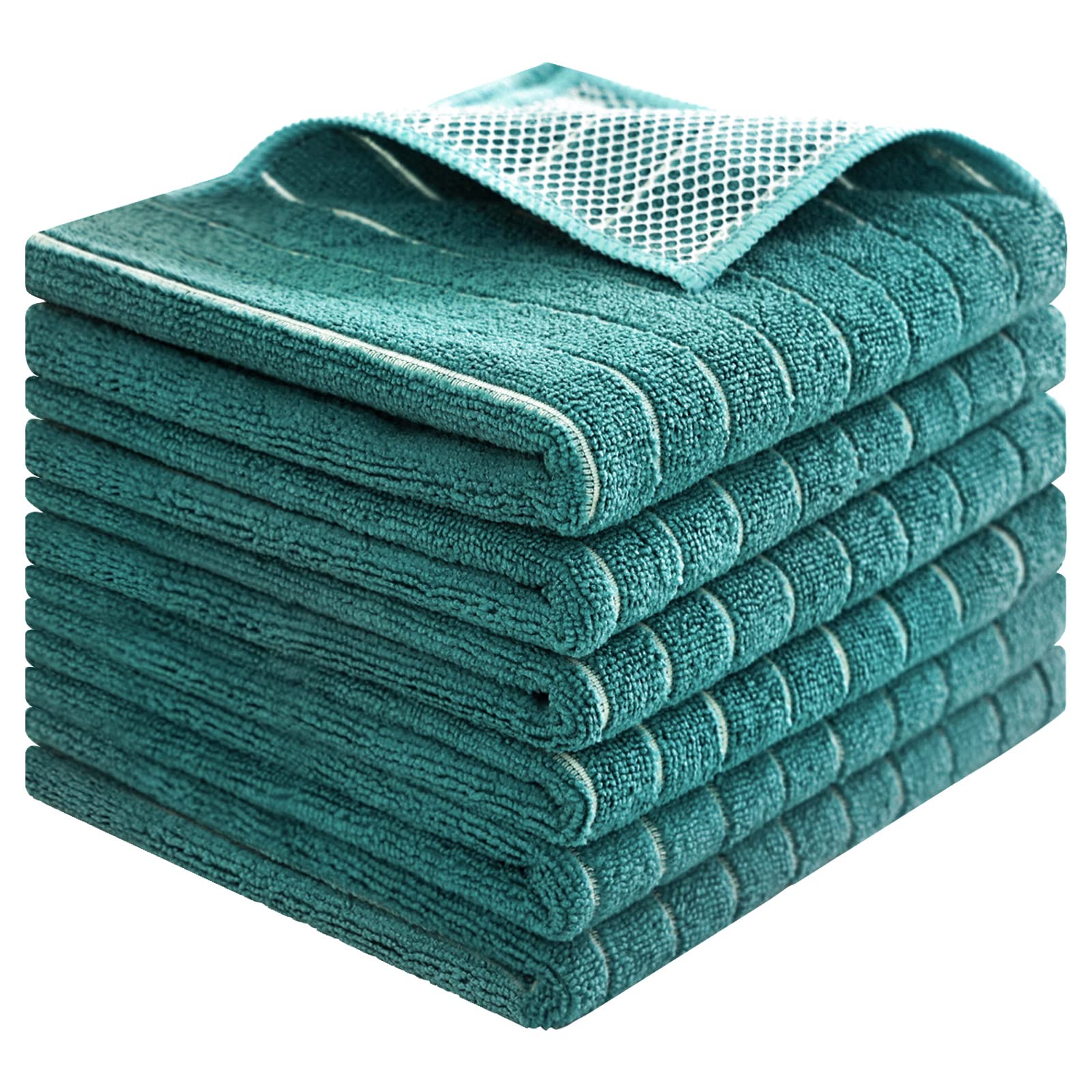 Amazon.com: PY HOME & SPORTS Microfiber Kitchen Dish Towels 6 Pack- 17 ...