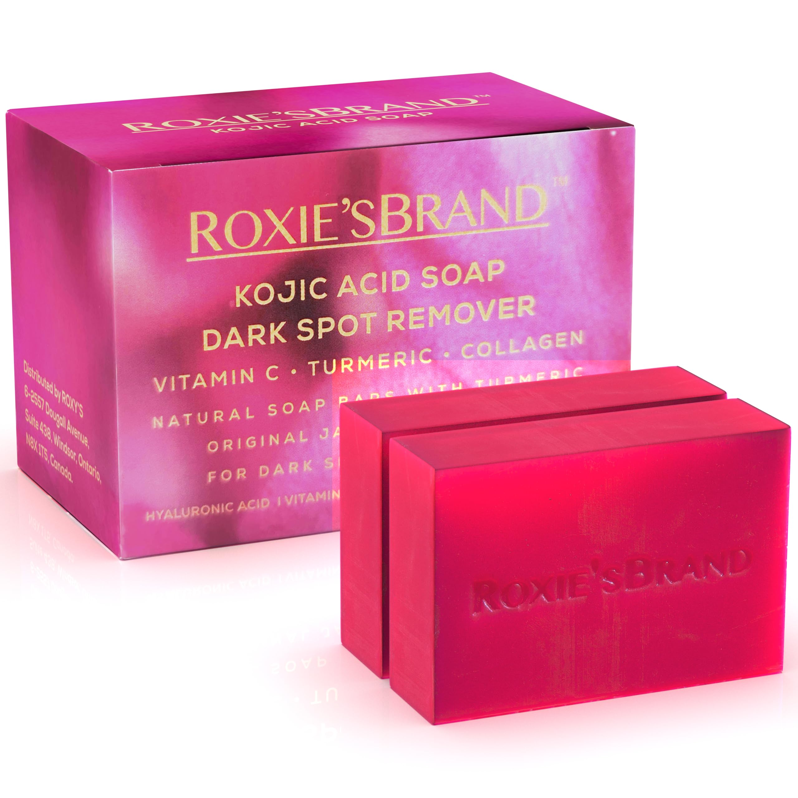 Amazon.com : ROXIE'SBRAND Kojic Acid Dark Spot Remover Soap Bars with ...