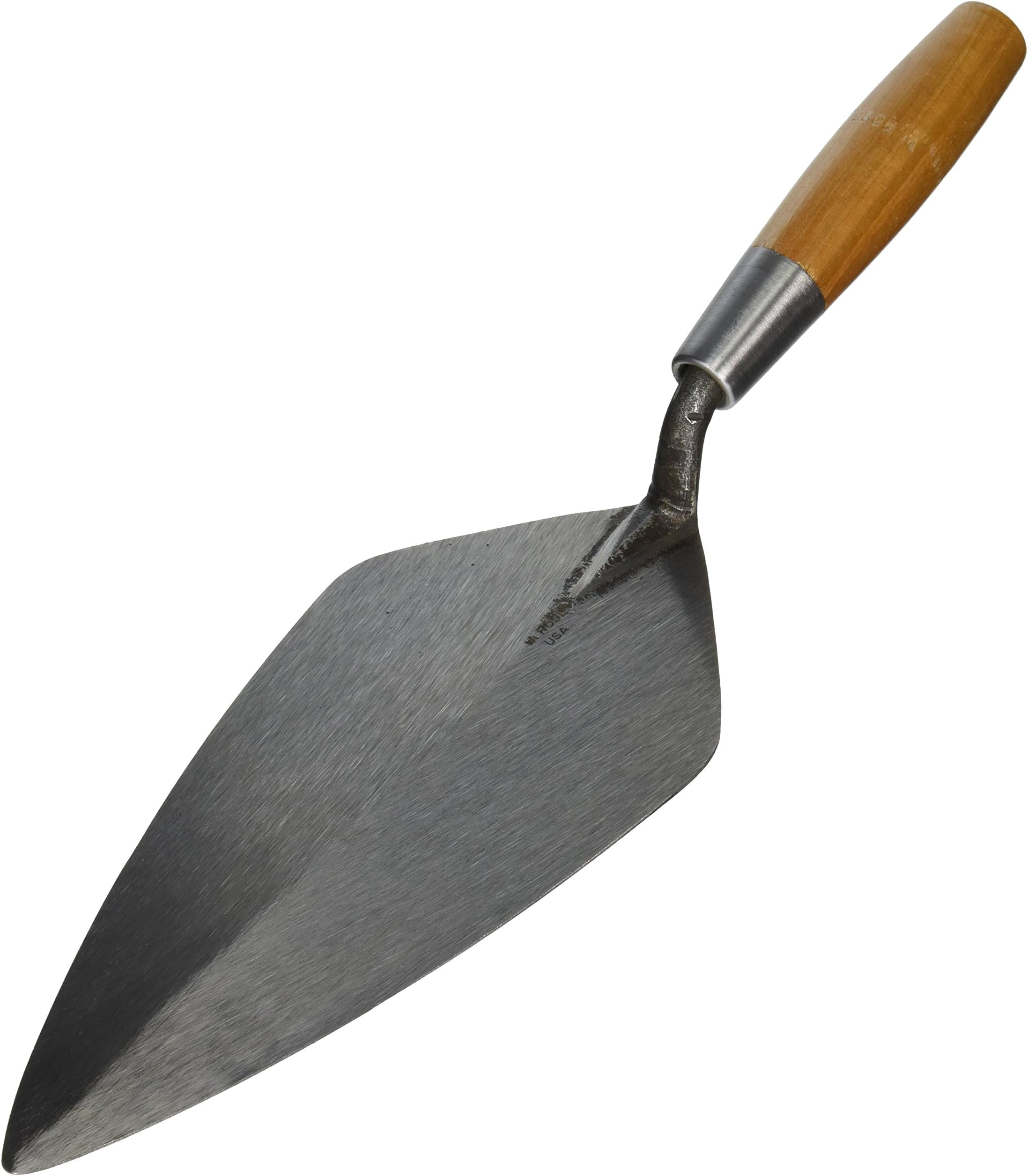 W. Rose RO316-12 12" Narrow London Brick Trowel w/Leather Handle ...