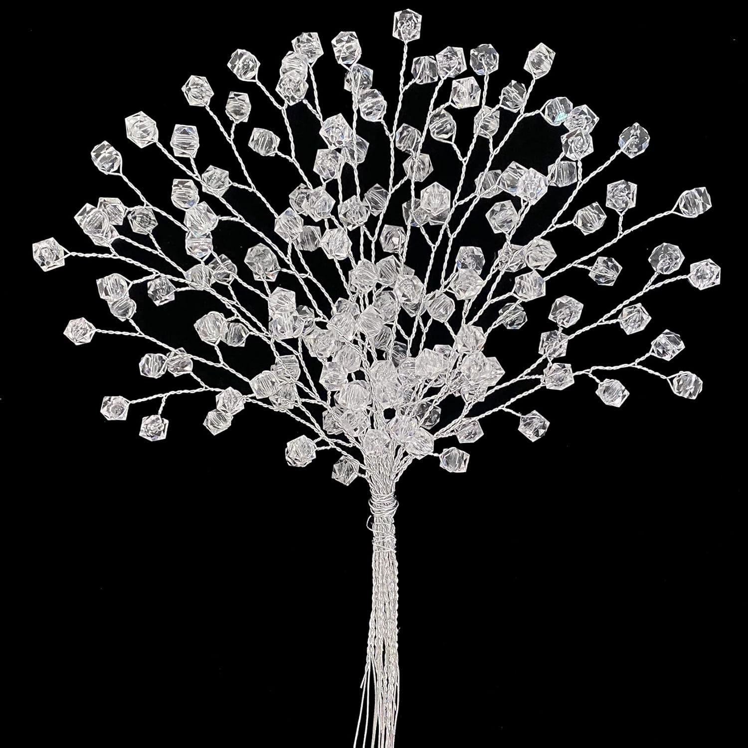 Amazon.com: SWEXURY 32 Stems Artificial Flowers Bouquet Crystal Acrylic ...