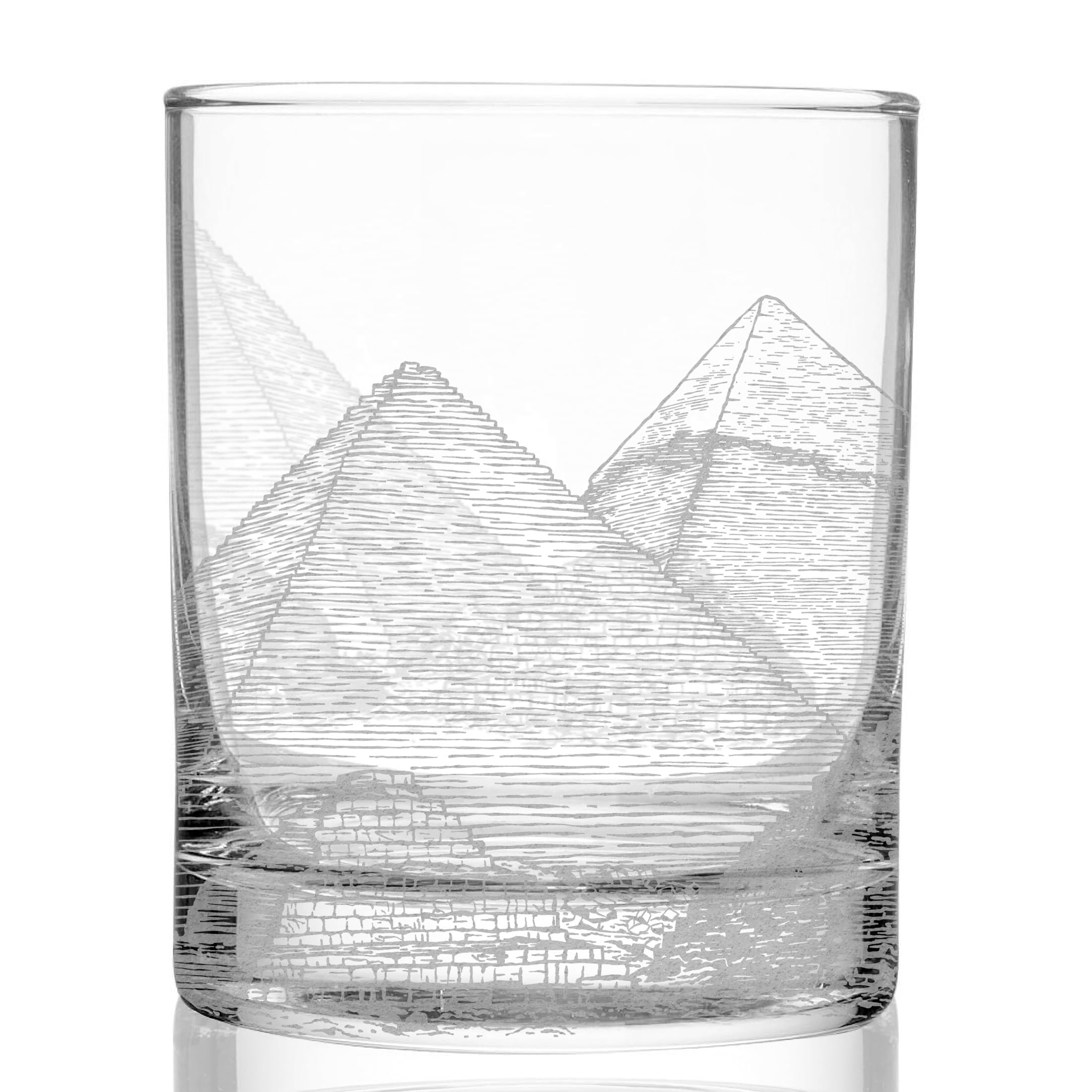Snapklik.com : PYRAMIDS OF GIZA Engraved 11oz Rocks Glass Majestic ...