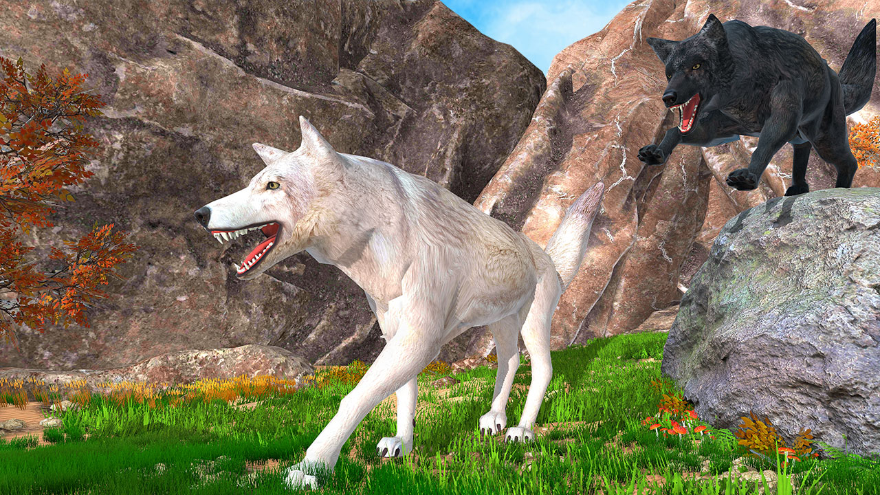 Wild Wolf Simulator 3D - Animal Survival Game - Wild Animal Wolf Games ...