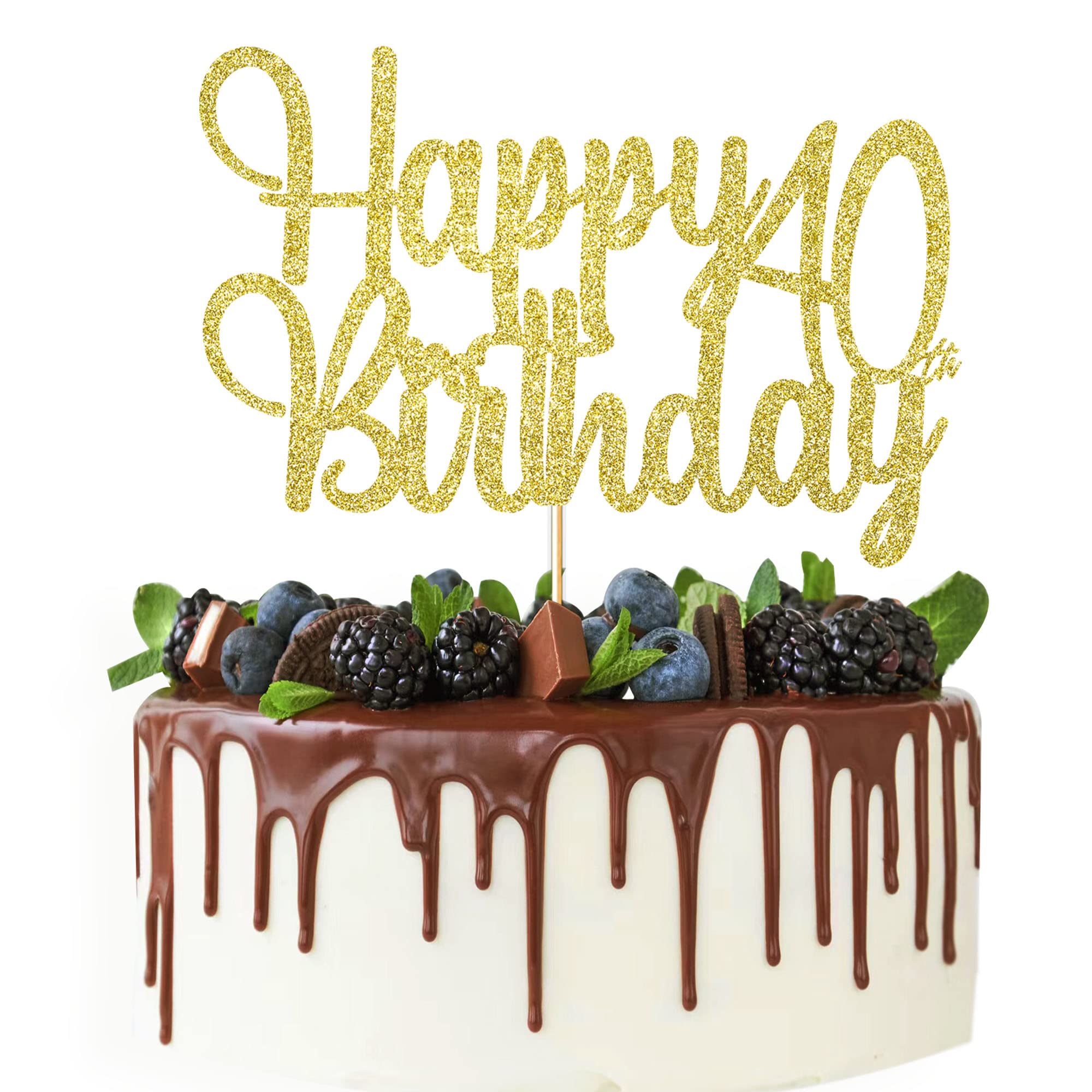 40th Birthday Cake Topper