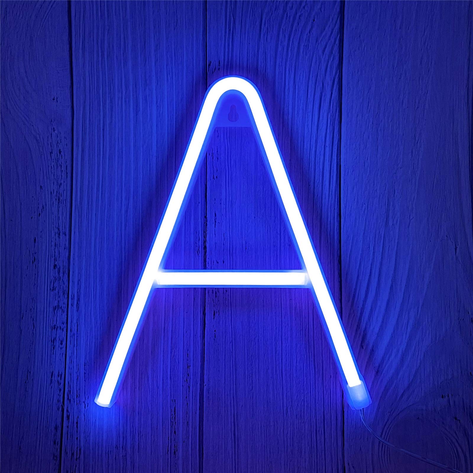 Neon Light Alphabet Letters