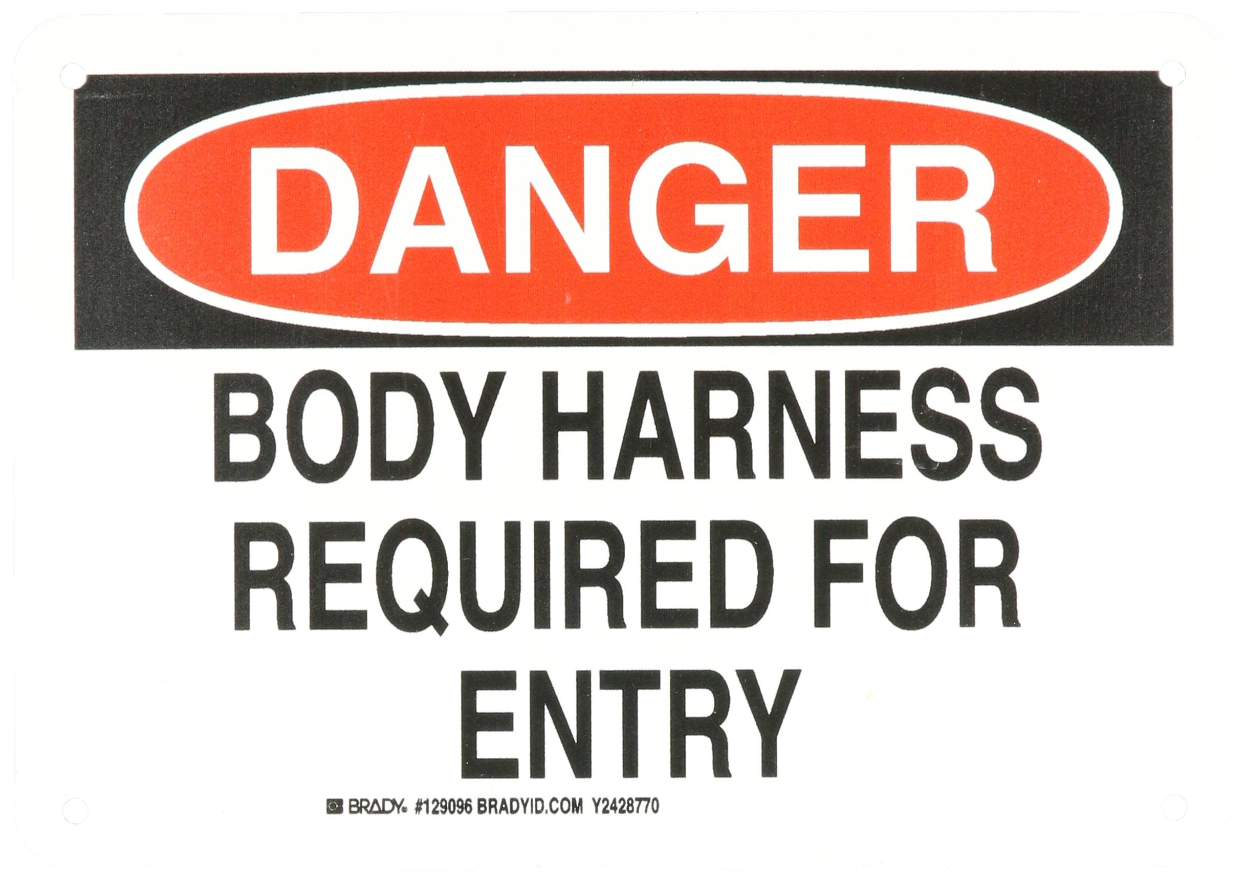 Body Protection Sign