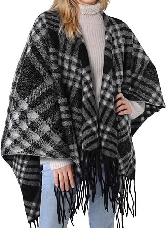 Premillow Shawl Wraps for Women, Elegant Open Front Cape Ponchos for ...