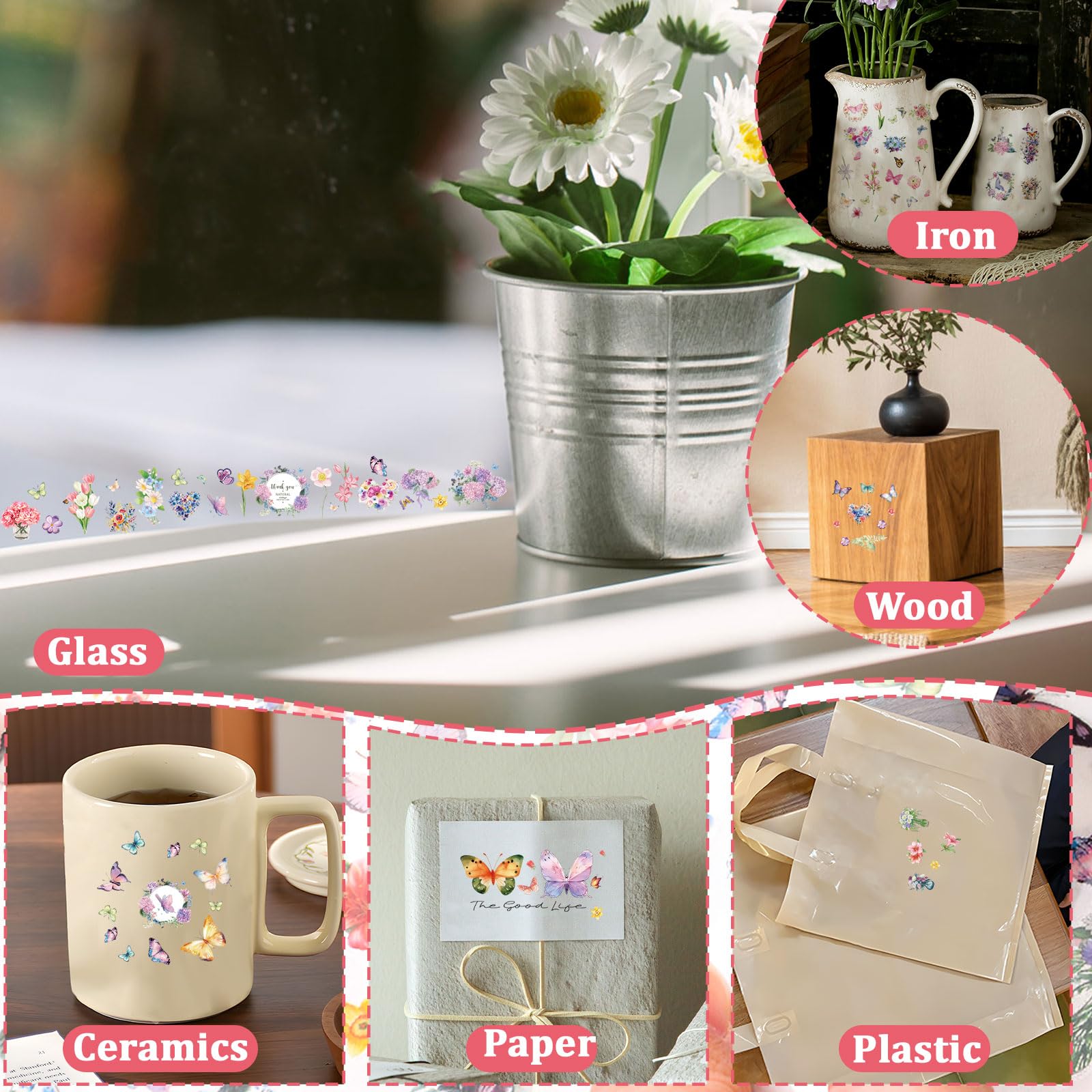 Sticker Printer WANDIC 16 Sheets Rub On Transfer Sticker, Dwarf Theme ...