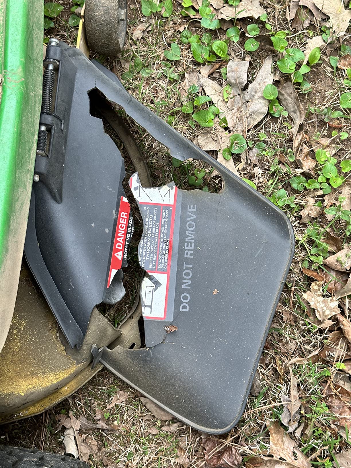 Amazon.com : Chute Cover W/Hardware Fits John Deere LA100 LA105 LA110 ...