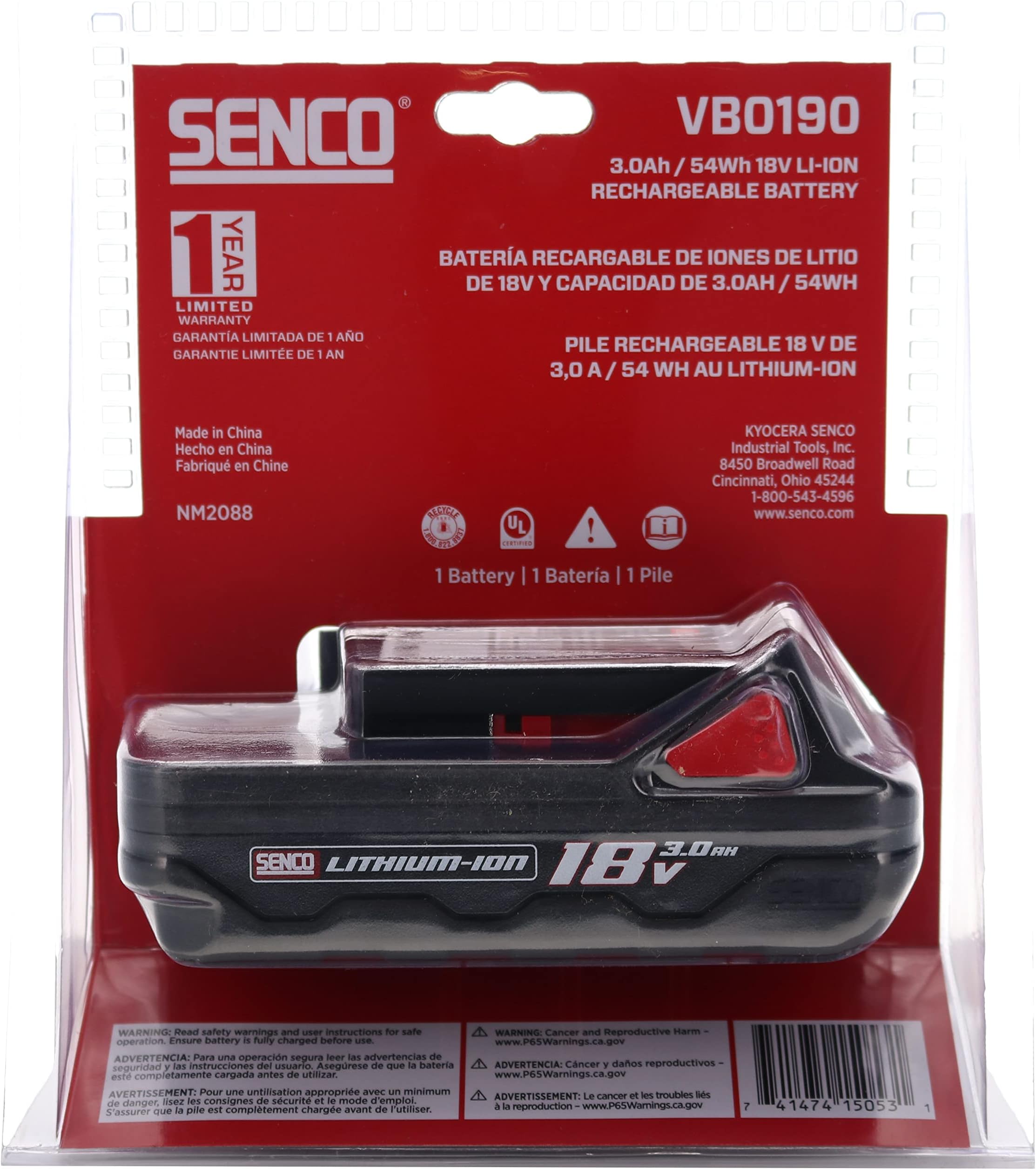 ADVNOVO 40V 5.0Ah Lithium-Ion OP4050A Battery Compatible with Ryobi 40V ...