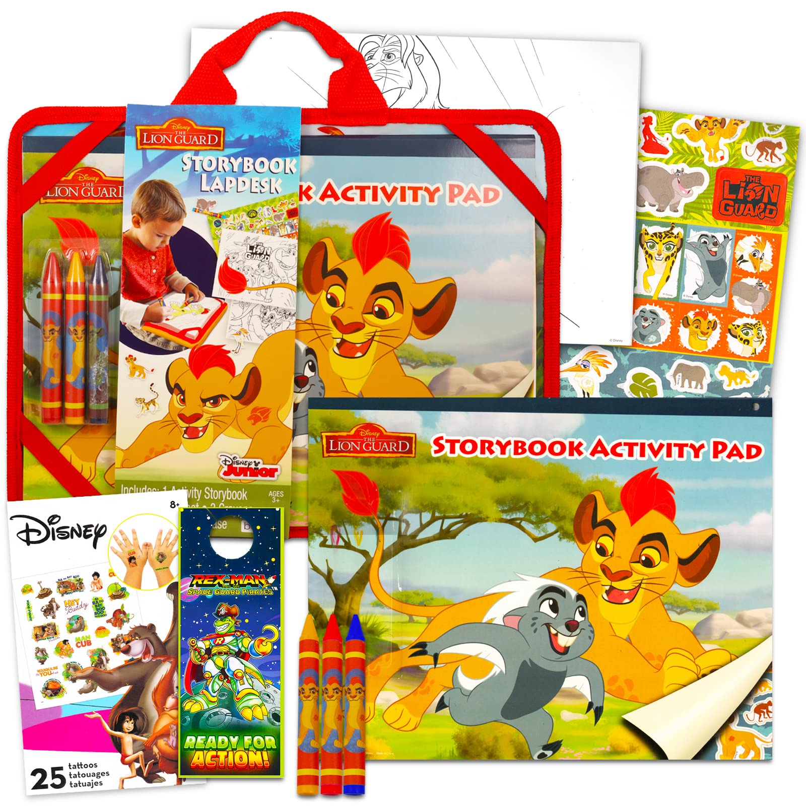 Lion Guard Coloring Activity Set Lion Guard Doodle Desk Bundle ...