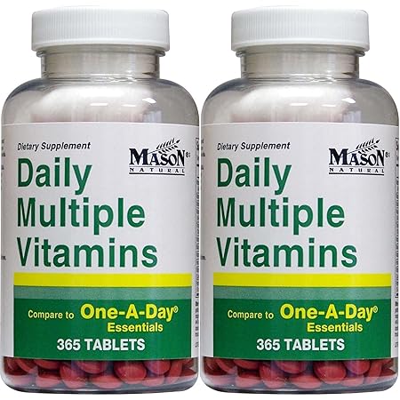 Amazon.com: Daily Multiple Vitamins Compare to One A Day Essentials ...