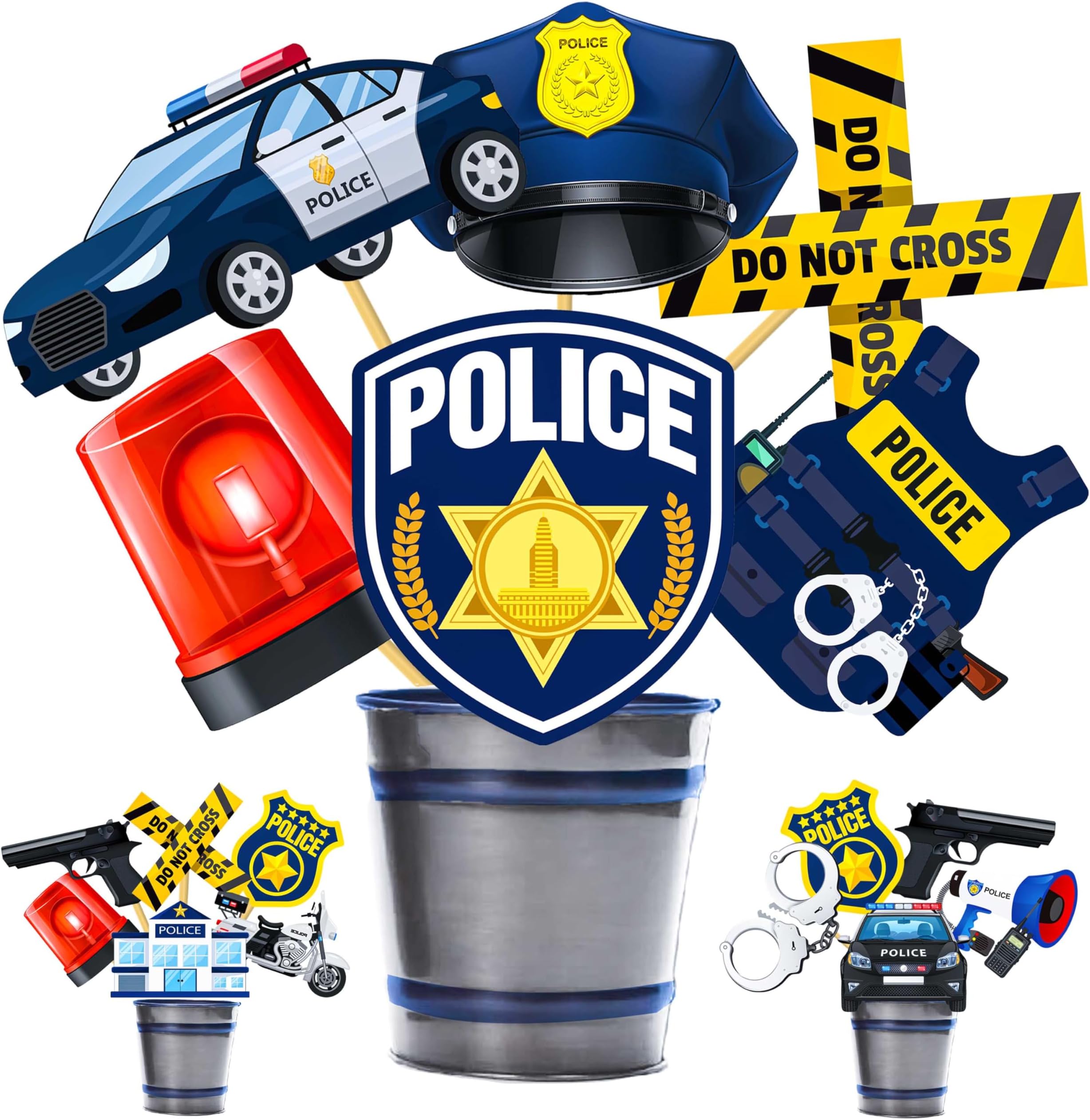 Amazon.com: Congrats Officer Banner, Police Academy Graduation Party ...