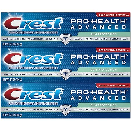 Amazon.com: Crest Pro-Health Advanced Gum Protection Toothpaste, 5.1 oz ...