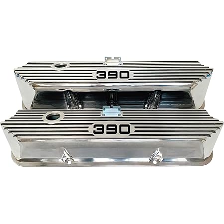 Amazon.com: Compatible with Ford FE 390 Tall Polished Die-Cast Aluminum ...