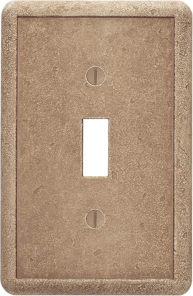 Questech Decor Single Toggle Light Switch Cover, 1-Gang Electrical Wall ...