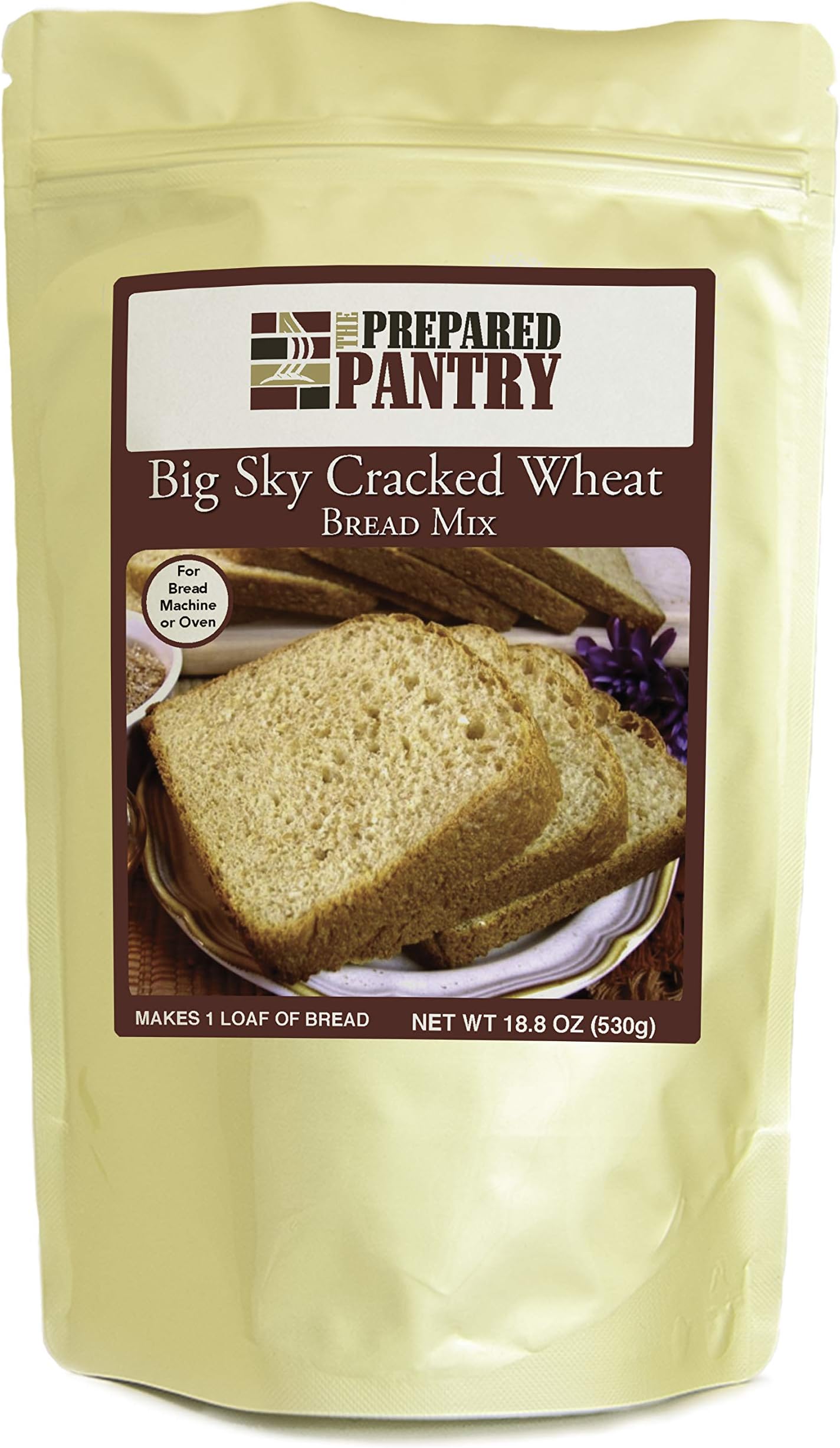 Amazon.com : The Prepared Pantry Big Sky Cracked Wheat Bread Mix ...
