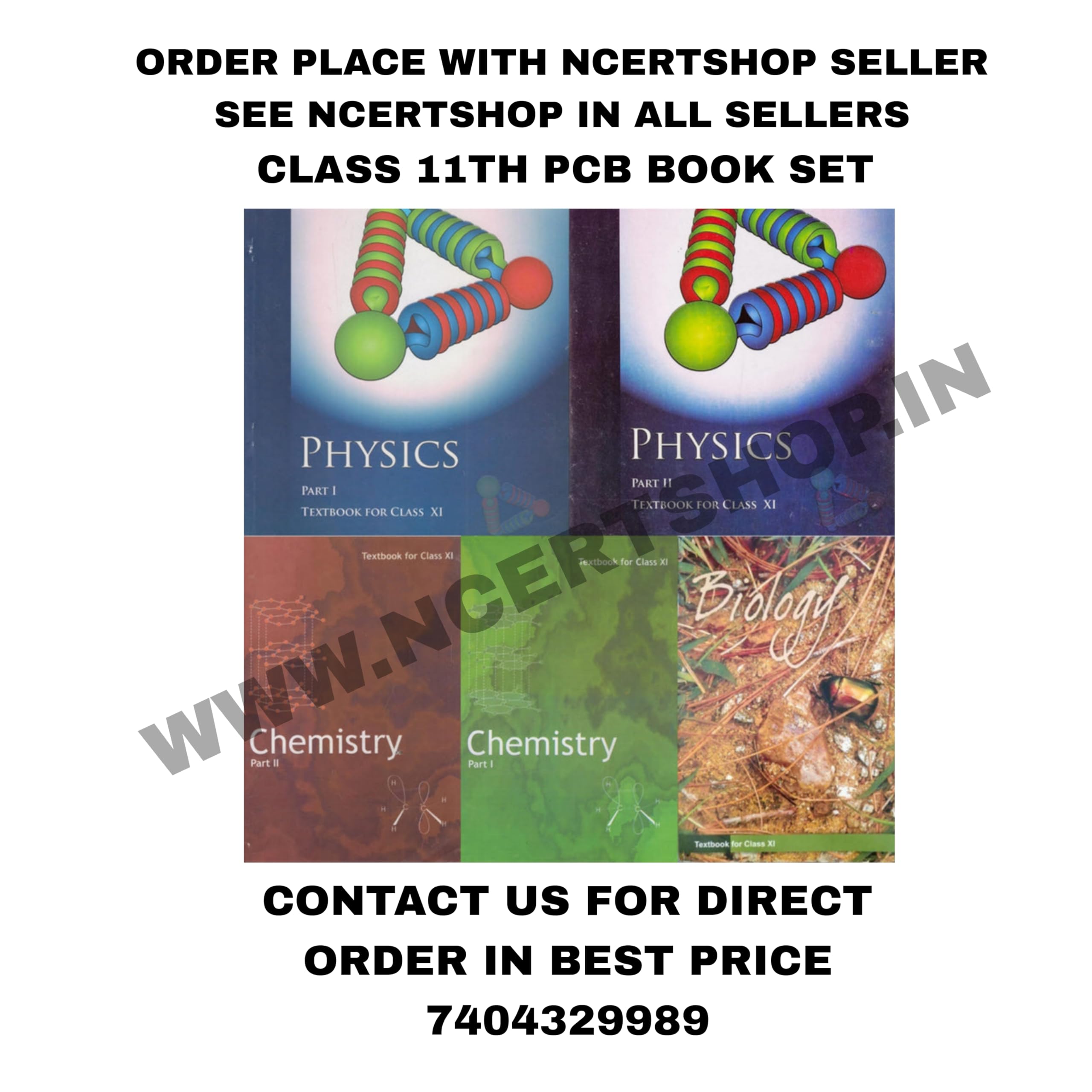 Ncert Textbooks Class 11Th Physics,Chemistry,Biology With Cbse Exemplar ...