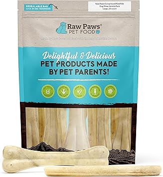 Amazon.com : Raw Paws Compressed Rawhide Bones for Large Dogs (10 Pack ...