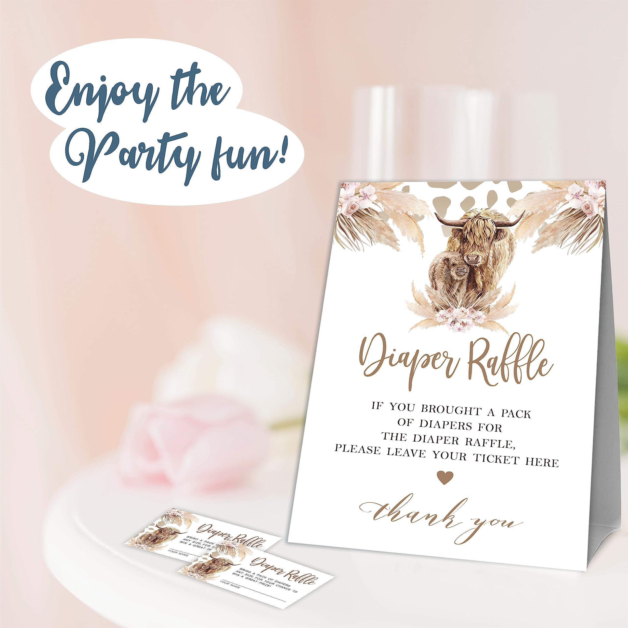 Western Girl Diaper Raffle Templates Cowboy Diapers And Wipes Raffle