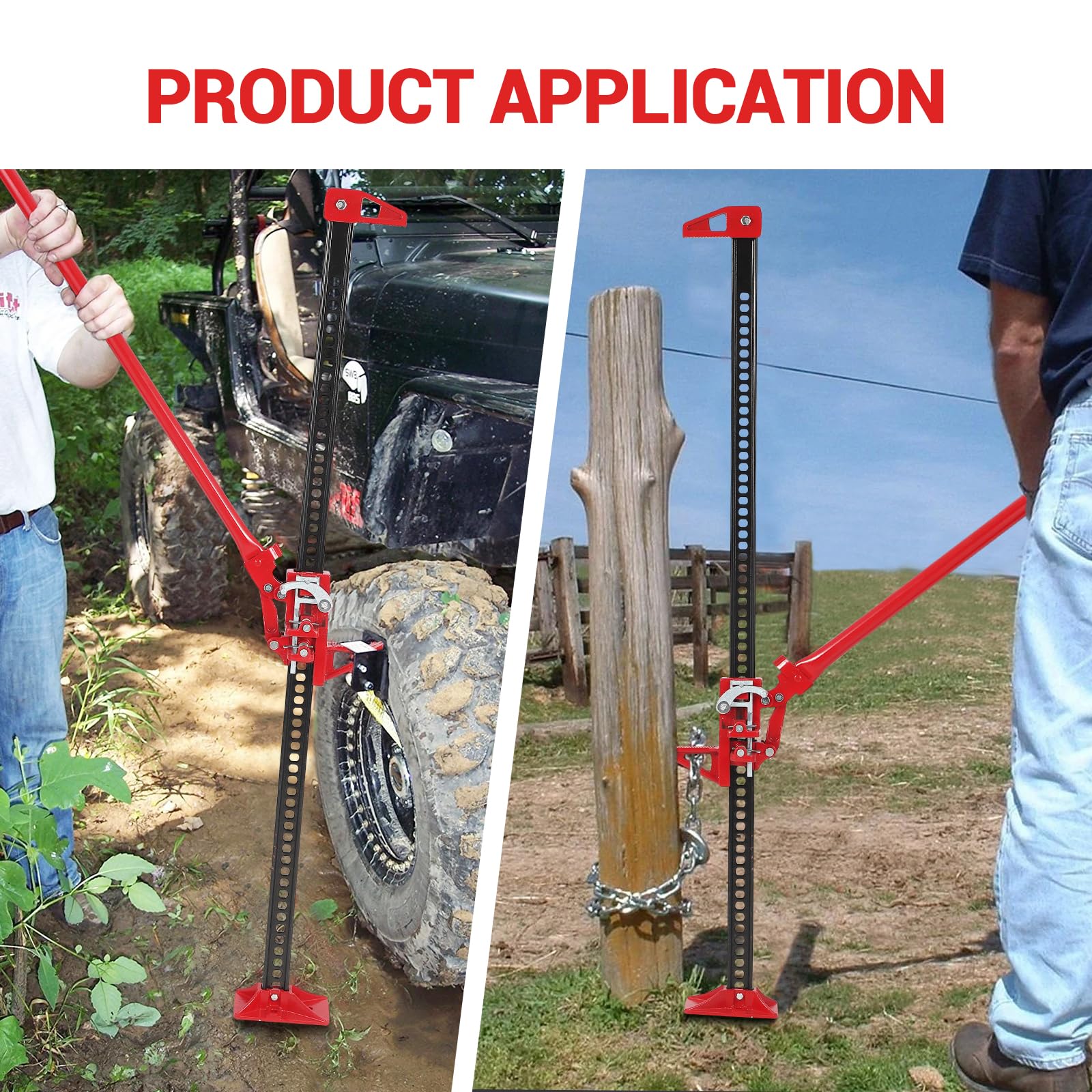 Snapklik.com : GarveeTech 6600 LB Capacity 3 T Farm Jack - 60 In ...