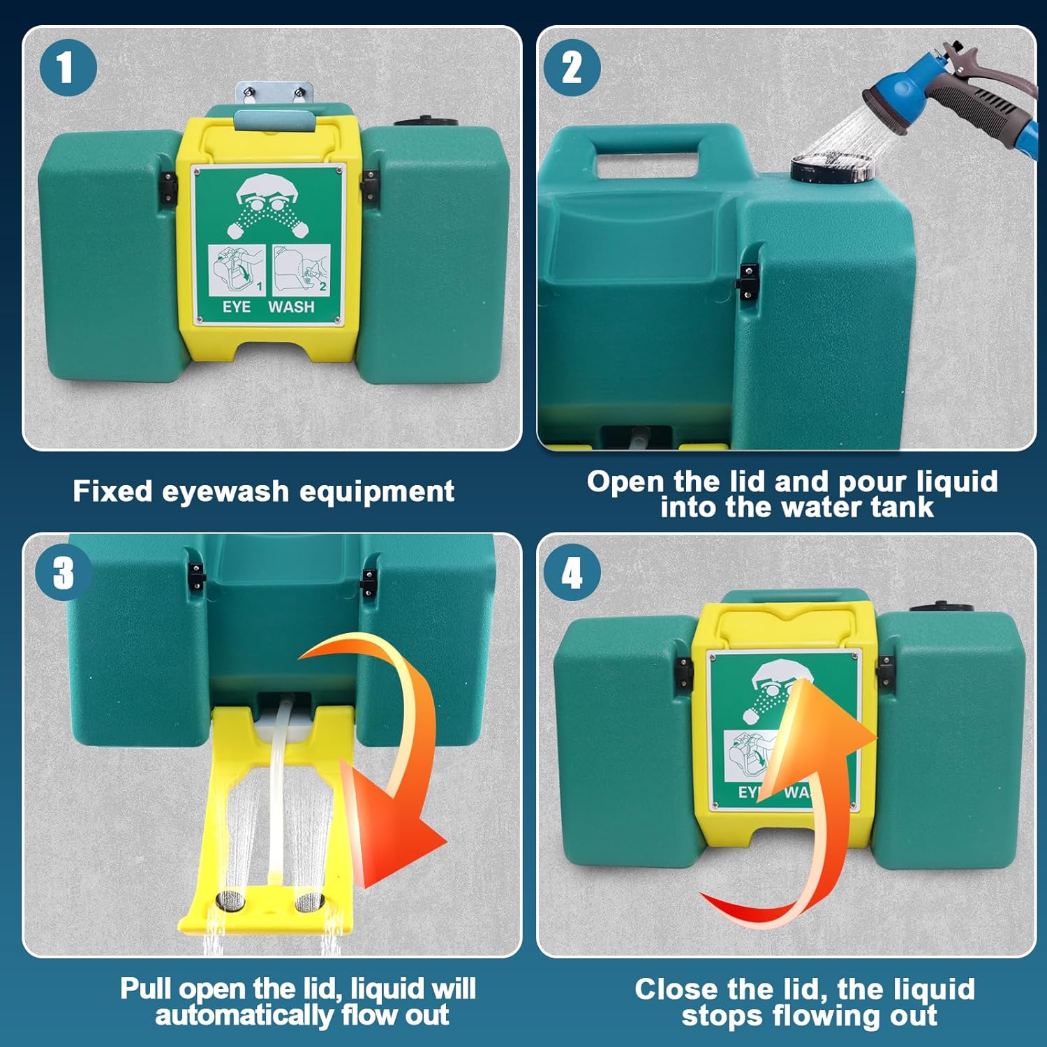 8 Gallon Eye Wash Station, Portable Eyewash Station Philippines | Ubuy