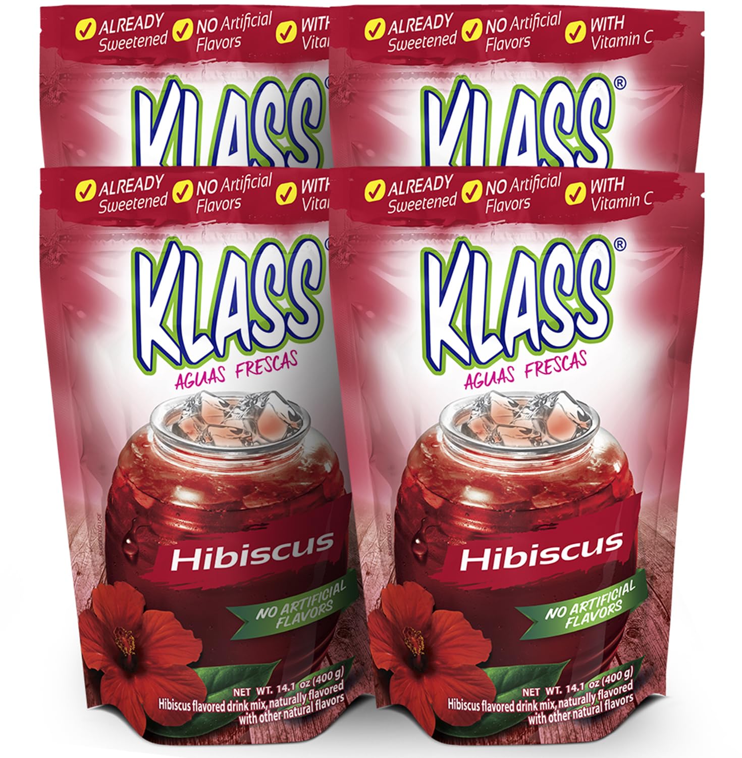 Amazon.com: Klass Aguas Frescas |Drink Mix Hibiscus | Flavors From ...