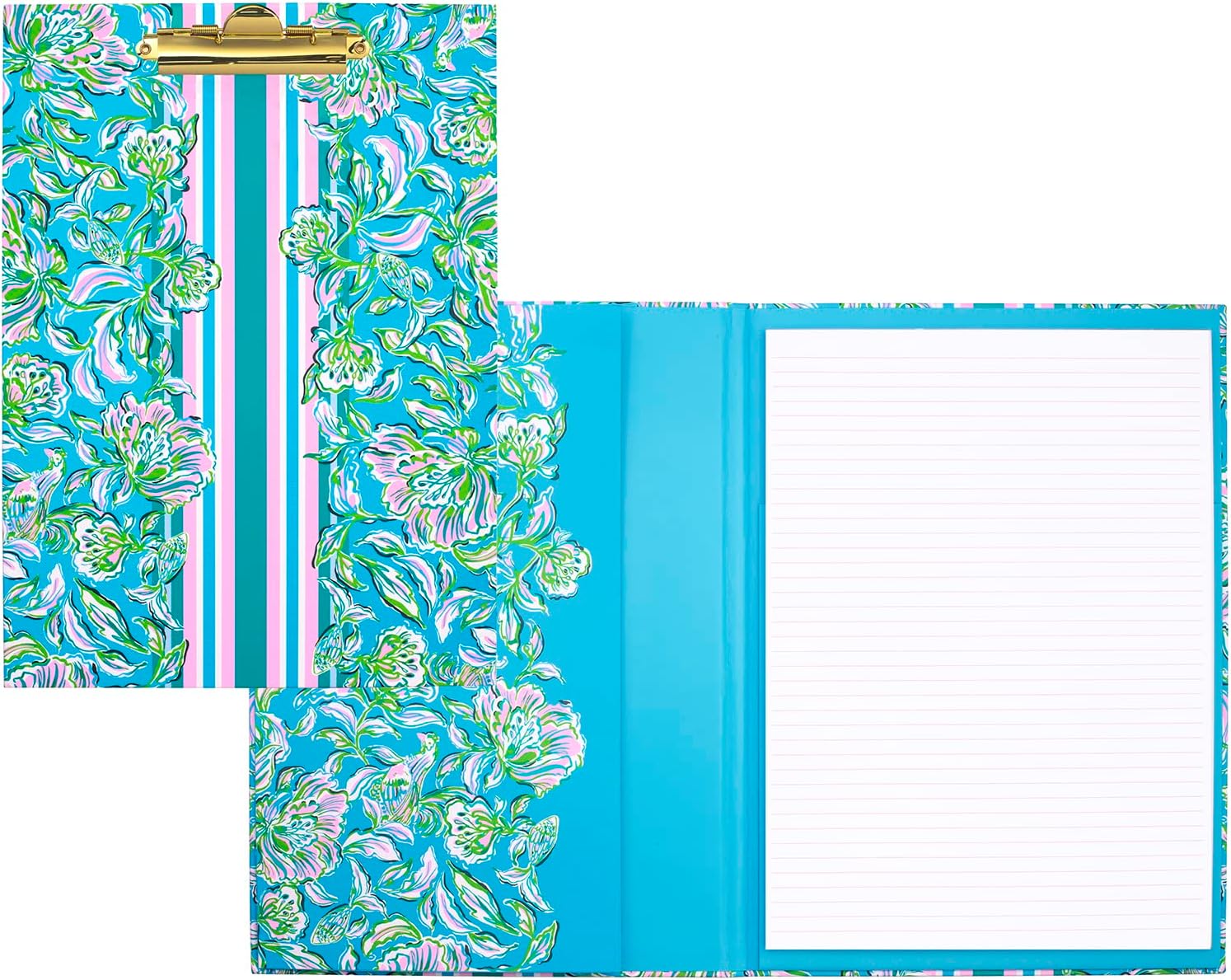 Amazon.com : Lilly Pulitzer Clipboard Folio with Notepad and Pocket ...