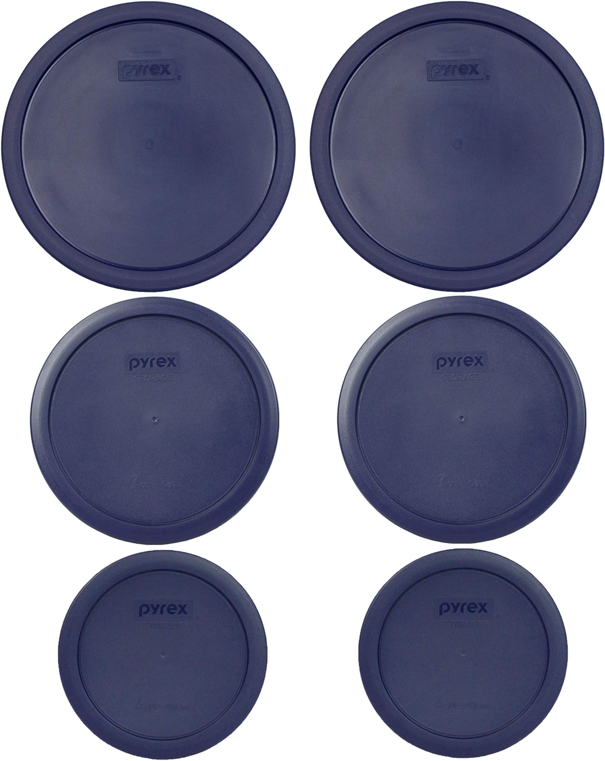 Amazon.com: Pyrex (2) 7403-PC 10 Cup (2) 7402-PC 6/7 Cup (2) 7201-PC 4 ...